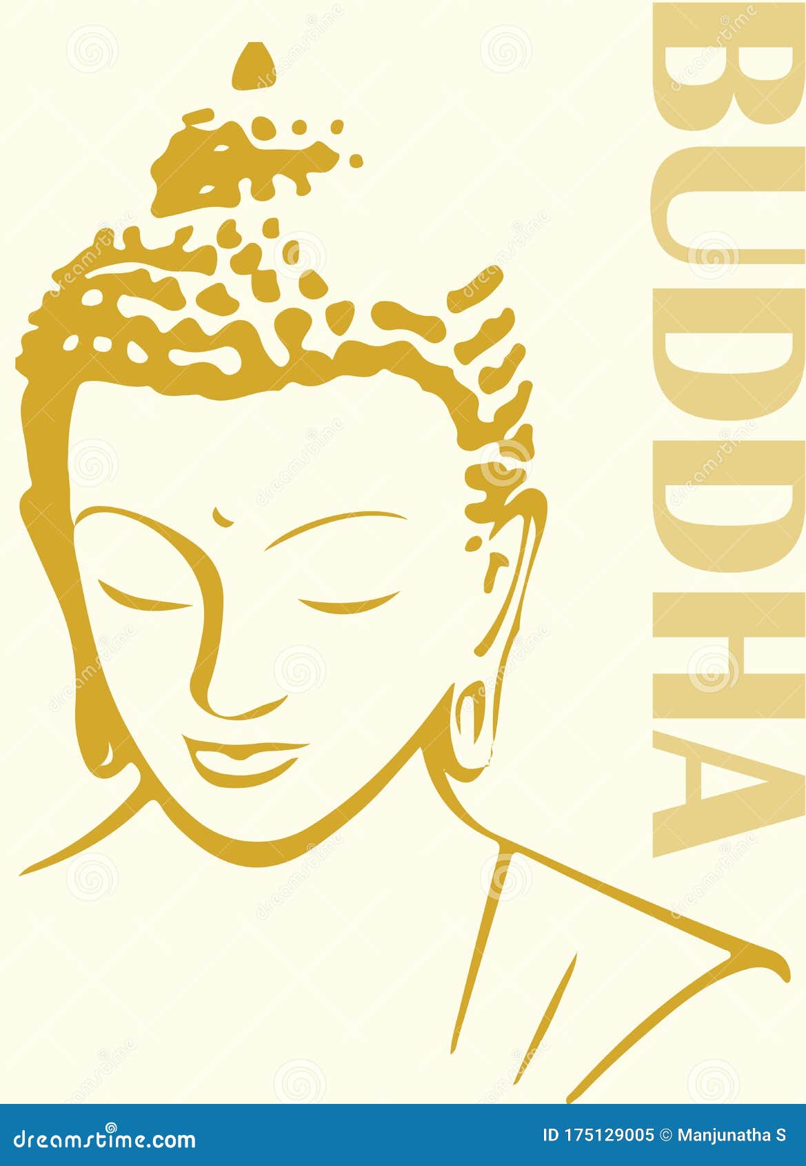 Closeup Drawing of Lord Buddha Head and Face Vector Editable ... Closeup Drawing of Lord Buddha Head and Face Vector Editable ...