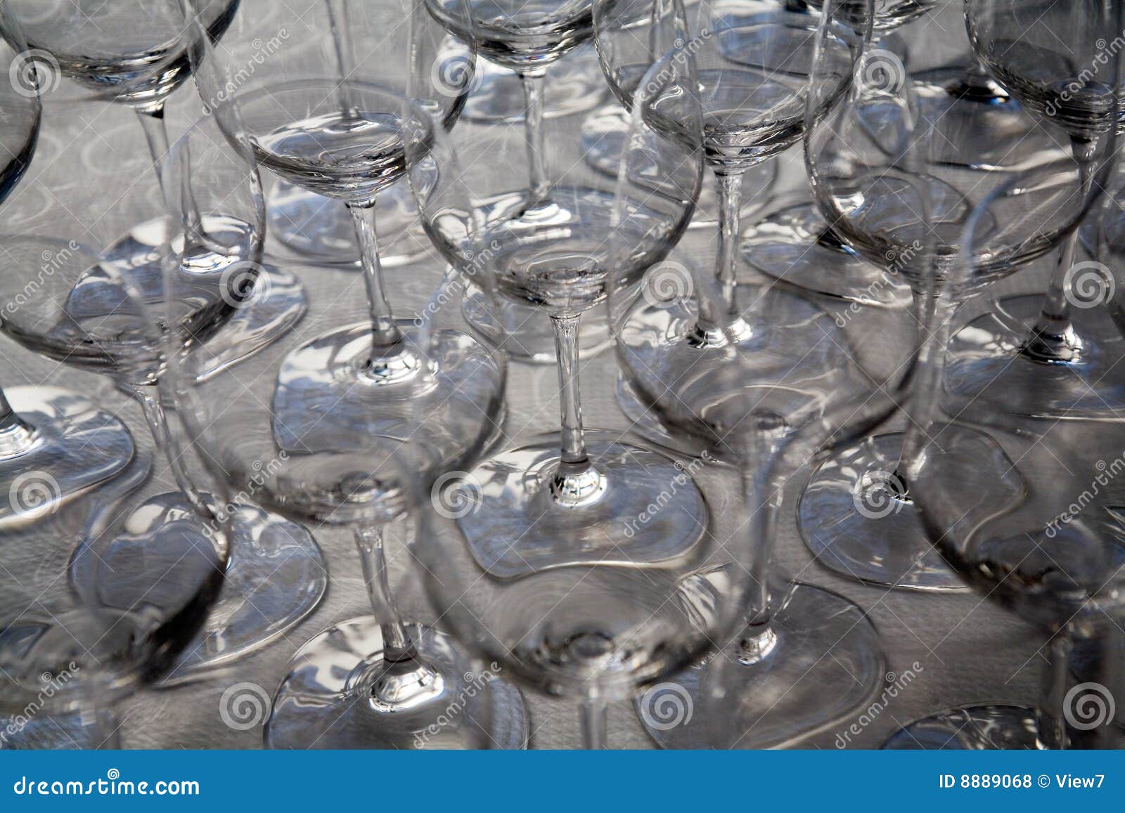 Drinking Glasses In Pyramid Stock Photography | CartoonDealer.com #8205866