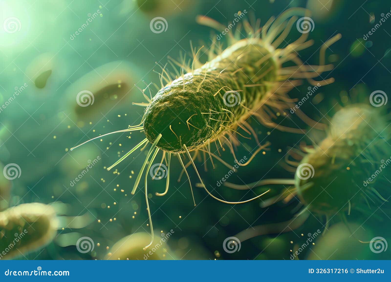 Structure Of E. Coli Enterotoxin IIB, 3D Cartoon Model Stock Photo ...
