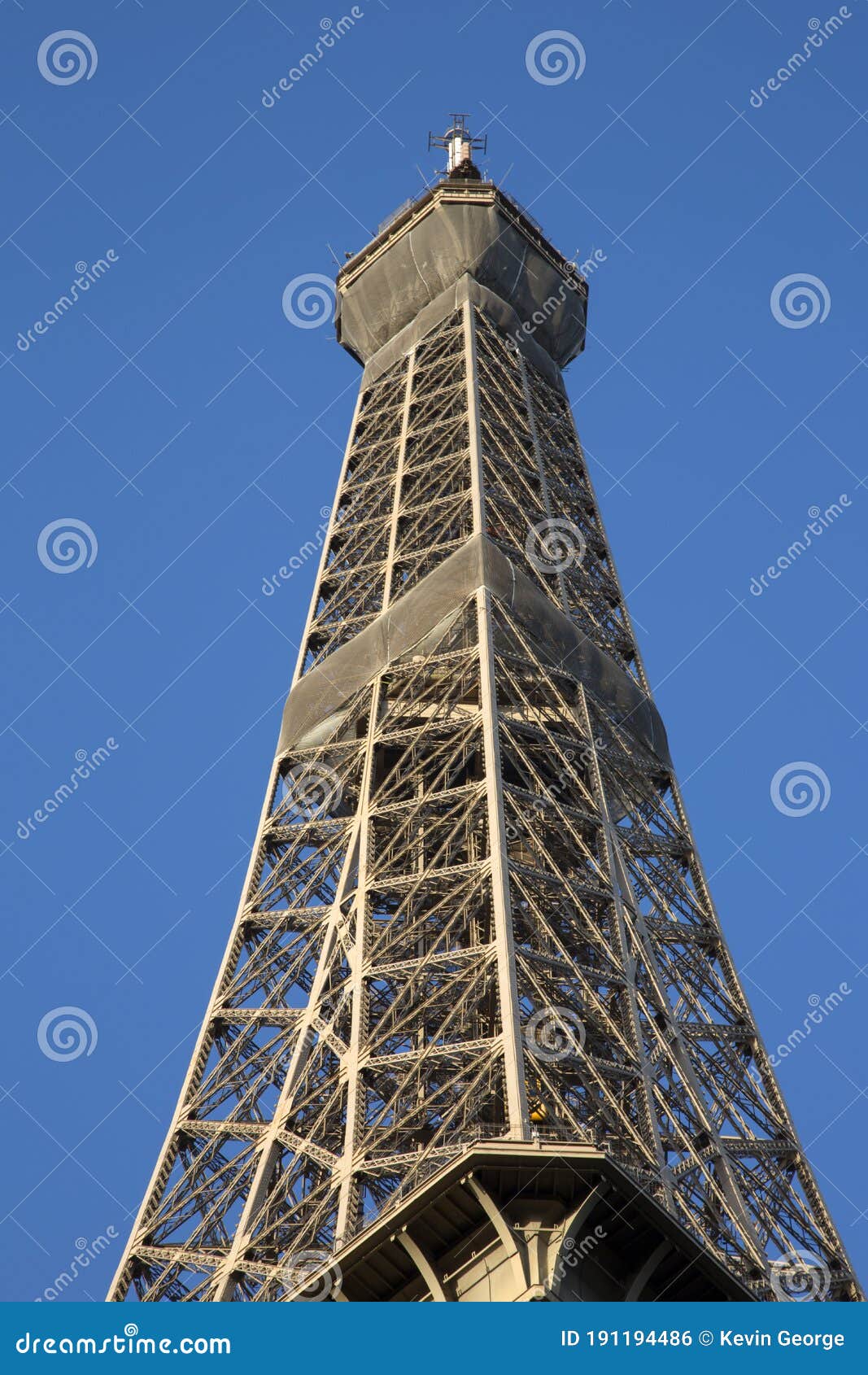 Closeup of Eiffel Tower Structure Stock Photo - Image of backdrop, copy ...
