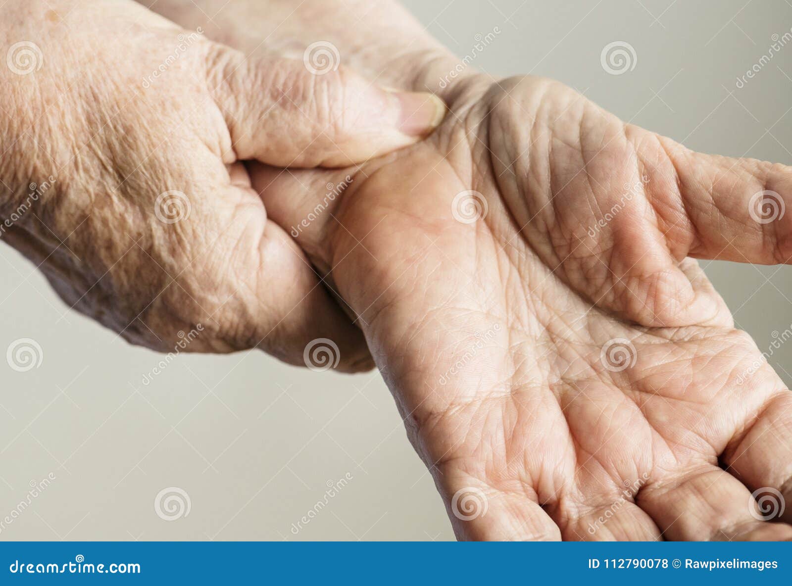 Closeup of Elderly Hands Checking Pulse Stock Photo - Image of adult ...