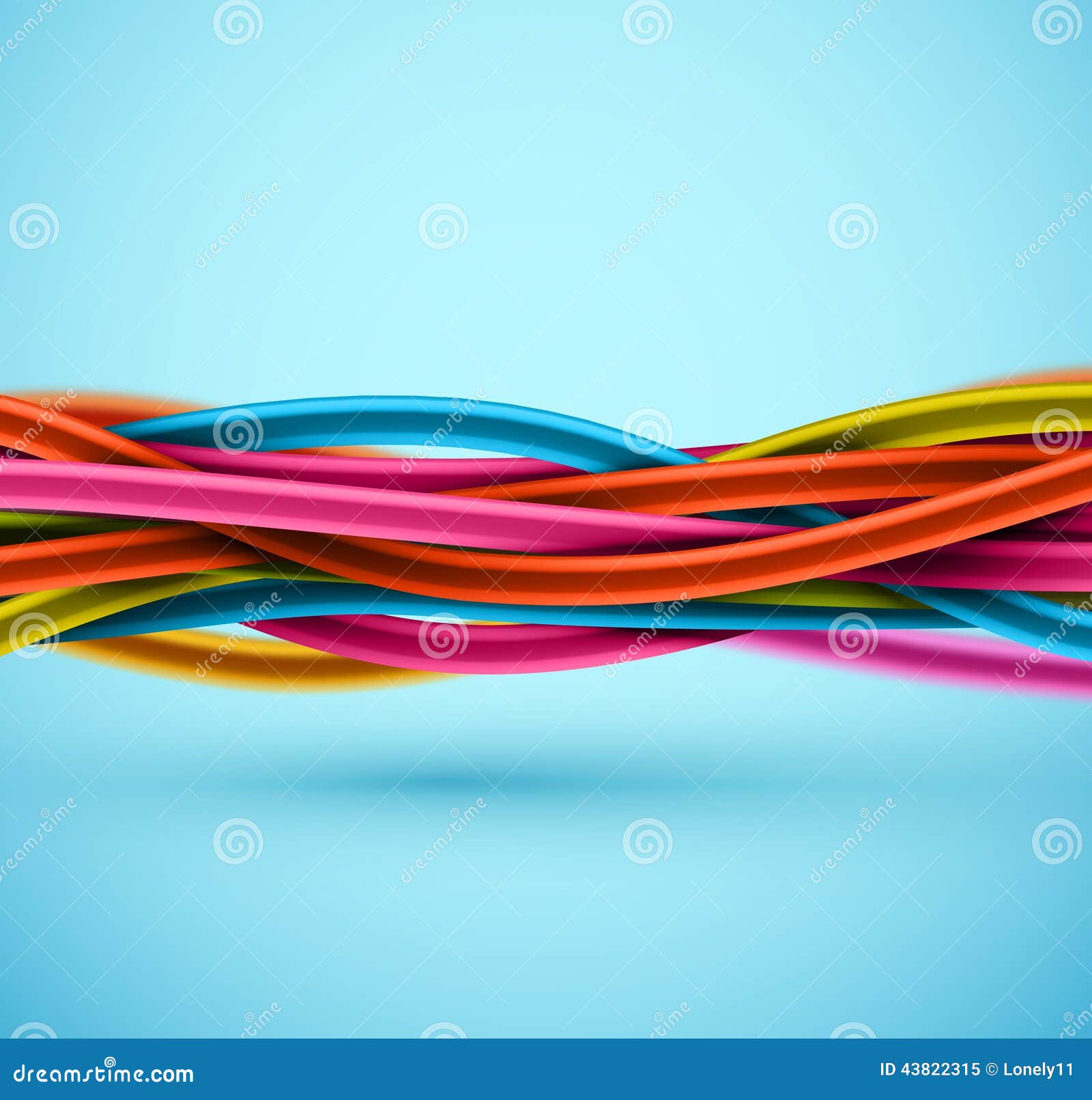 Electric Cable With Plug. Electrification Symbol. Wire Cartoon Vector ...