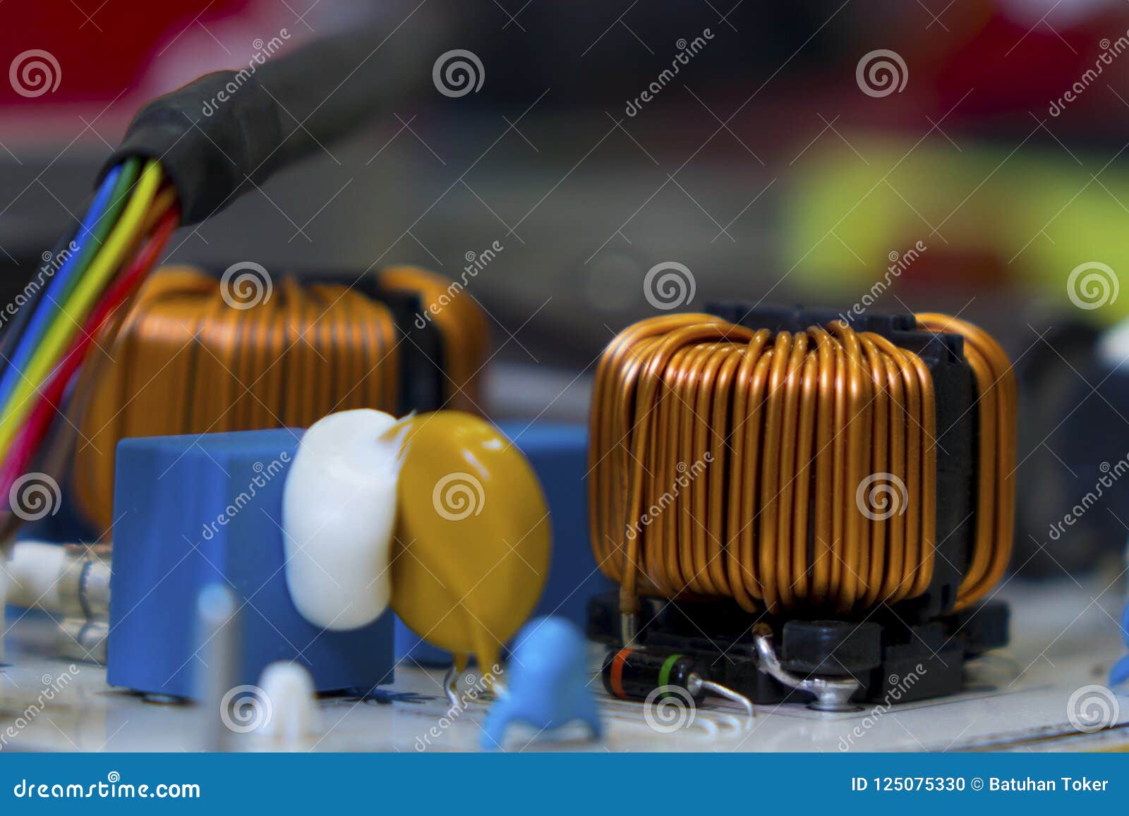 Closeup of Electrical Copper Transformer Stock Photo - Image of ...