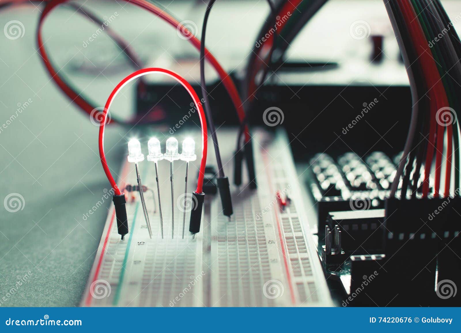Closeup on Electronic Board. Hardware Repair Shop Stock Photo - Image ...