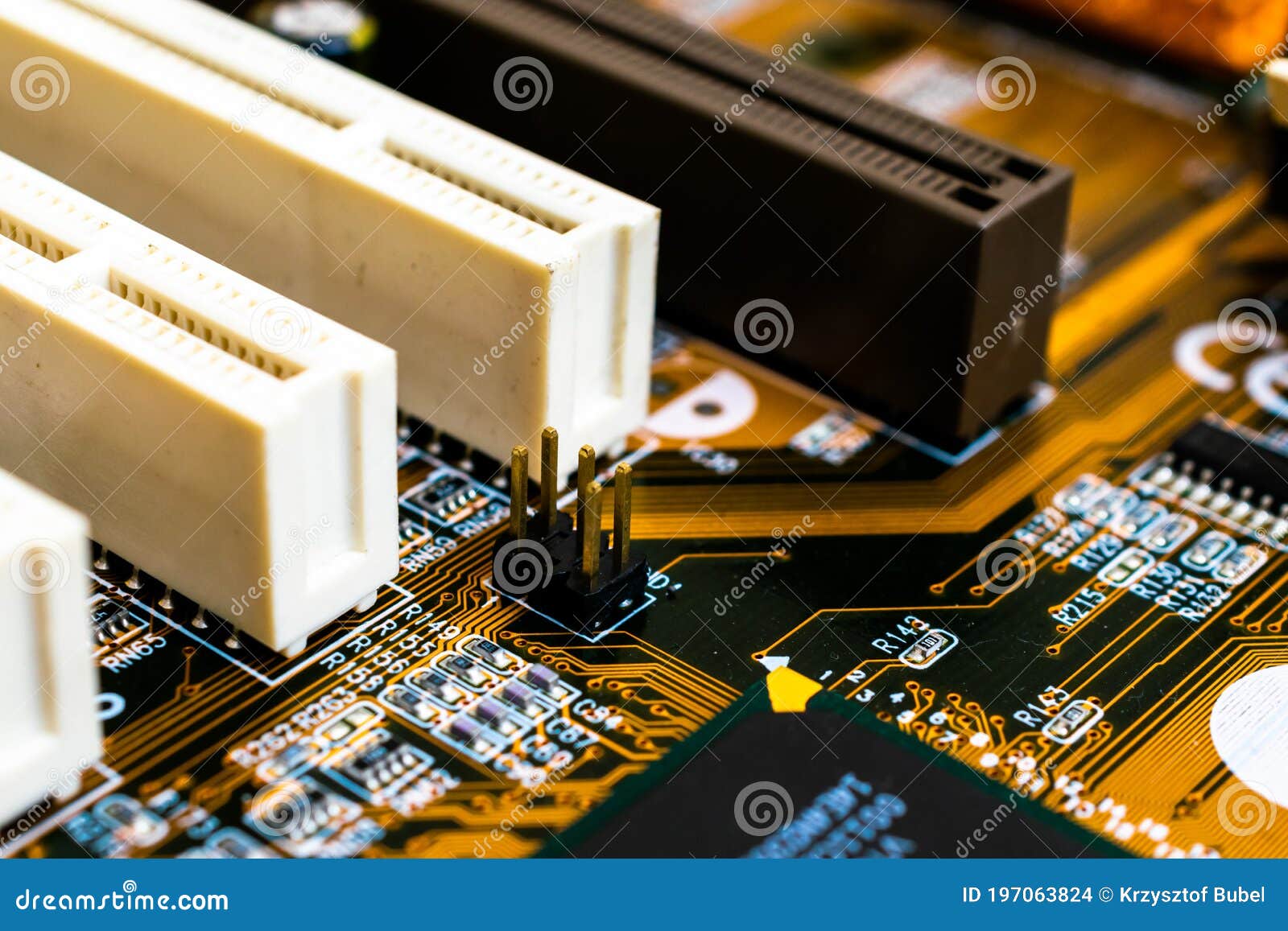 Closeup of Electronic Circuit Board or PCB Printed Circuit Board Stock ...