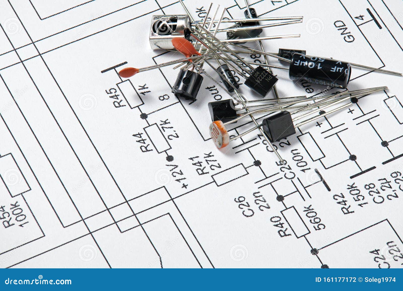 Closeup of Electronic Component, Unit, Part, Radio Equipment and ...