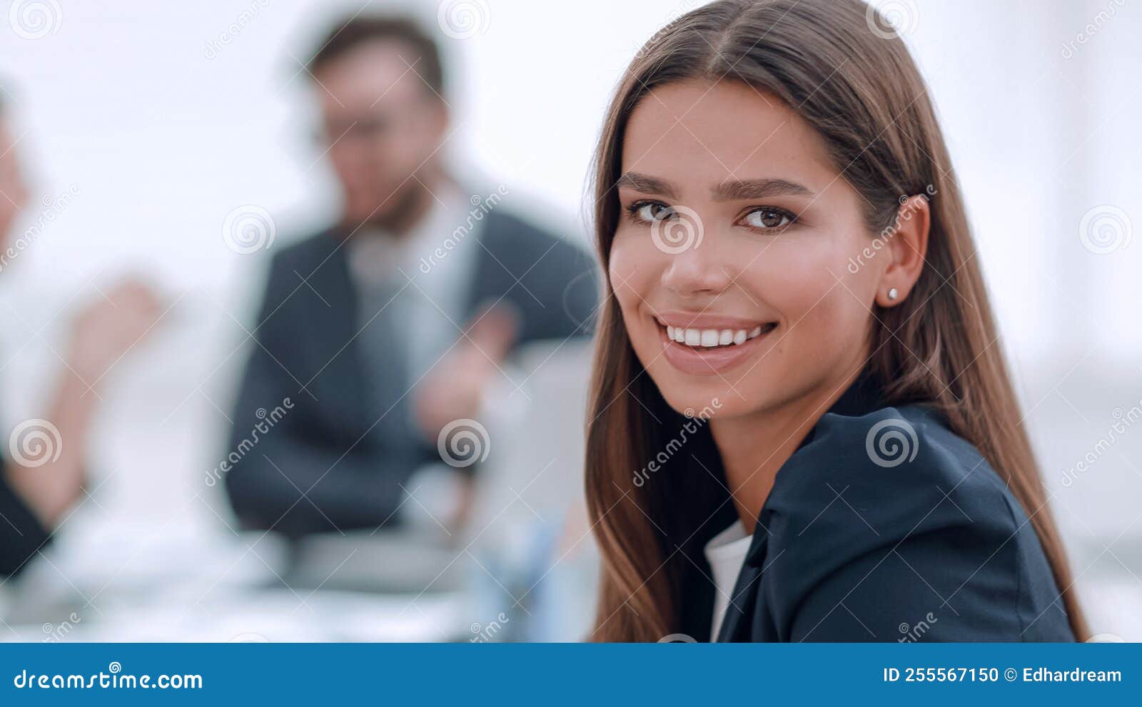 Closeup.employees in the Office Stock Photo - Image of confident ...