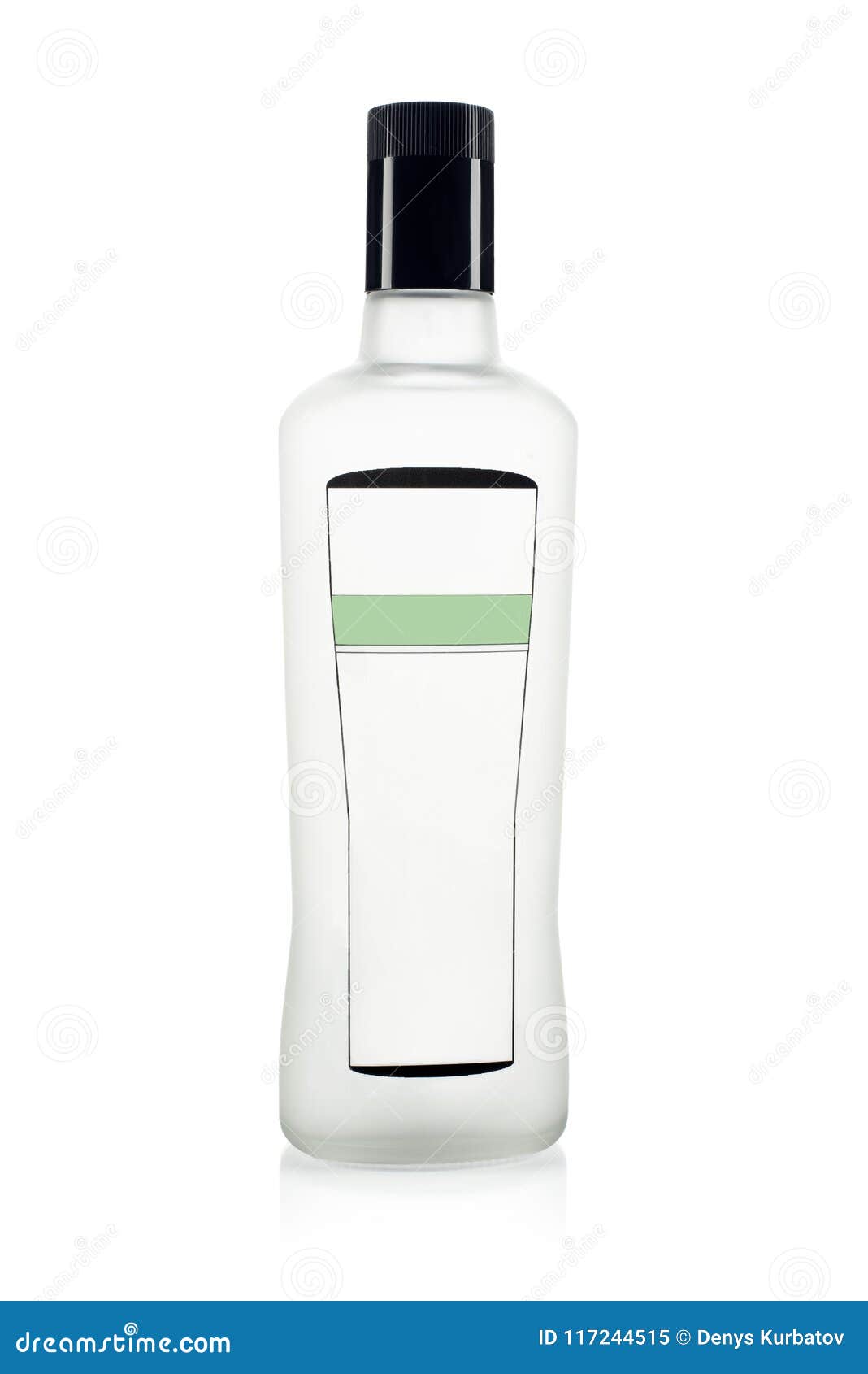 Empty liquor bottle stock image. Image of alcohol, cocktail - 117244515