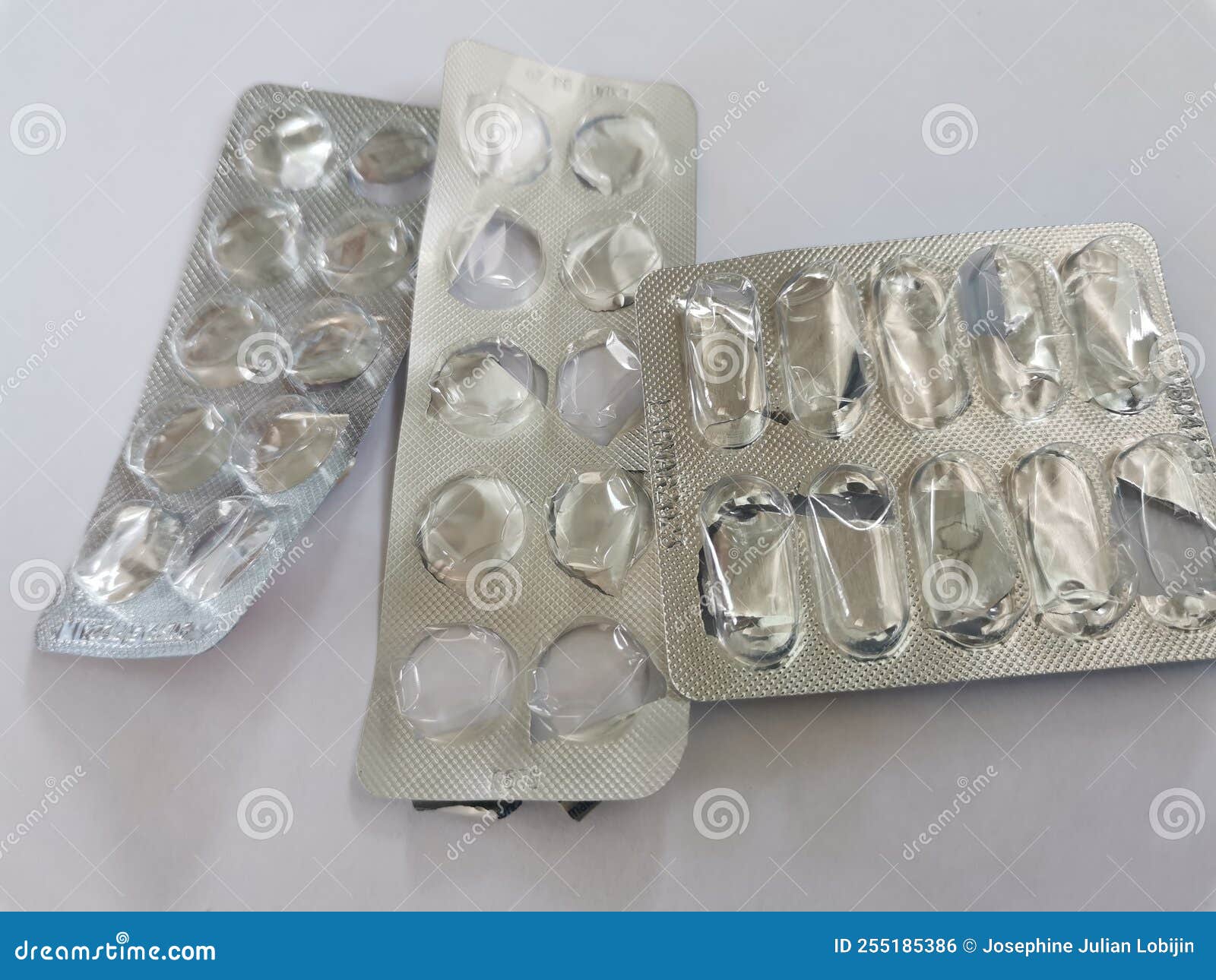 Closeup on the Empty Pill Tablets. Stock Photo - Image of concept, foot ...