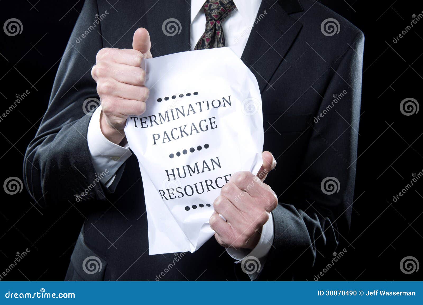 Terminated! stock photo. Image of stress, fired, executive - 30070490