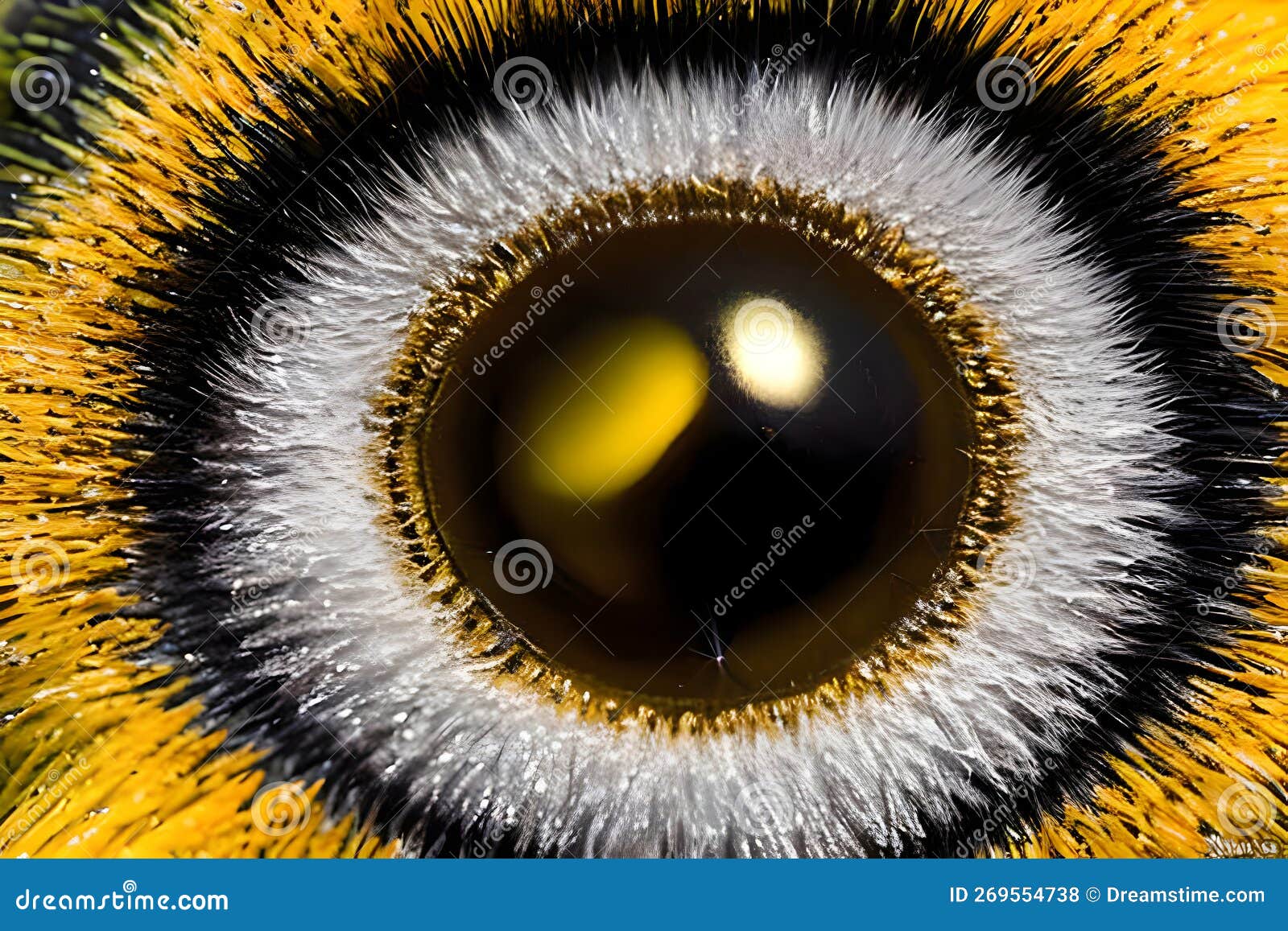 The Closeup Eyeballs of Human and Some Living Animals. Stock ...