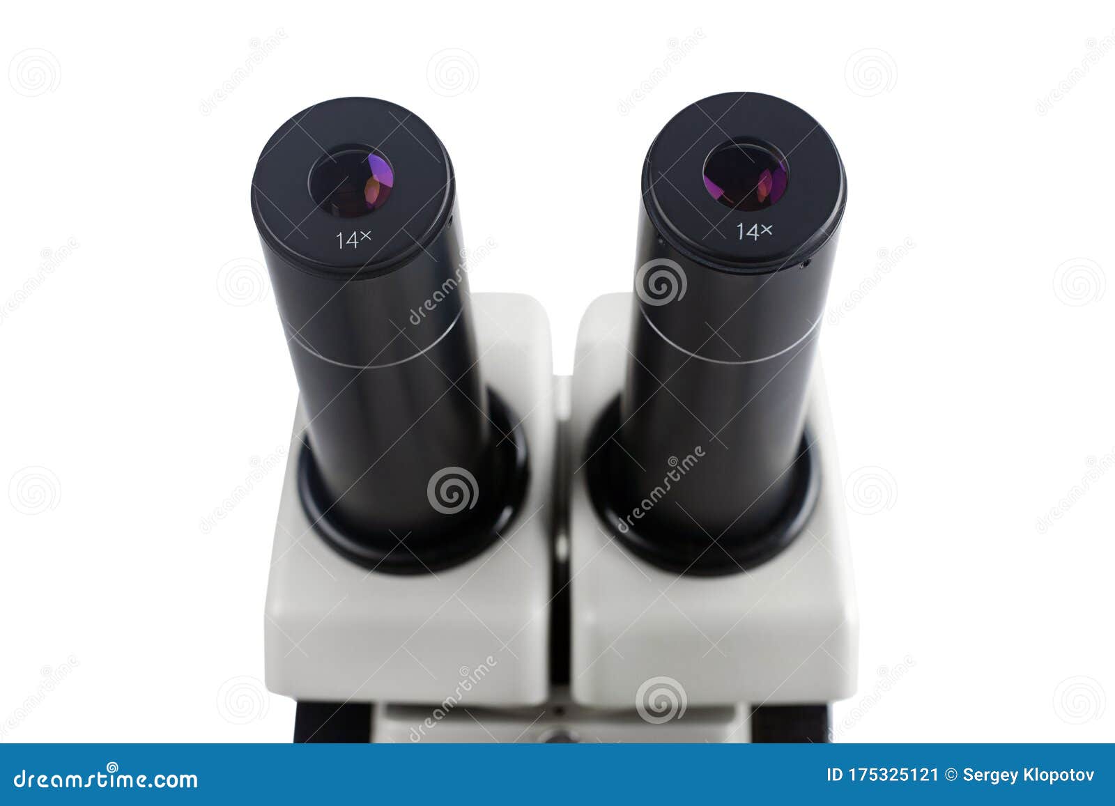 Closeup of the Eyepieces of a Modern Microscope Stock Image - Image of ...