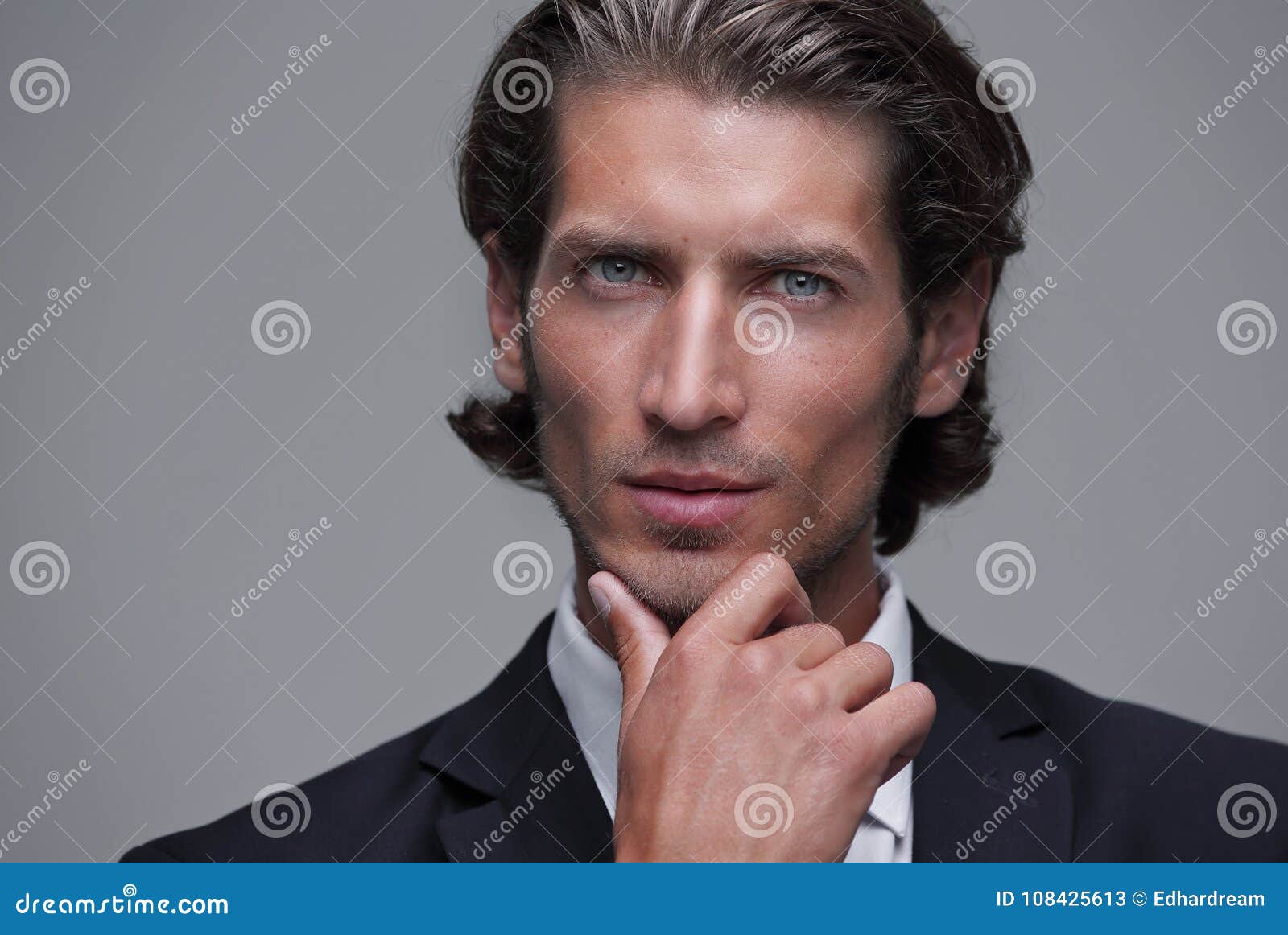Face of Confident Young Businessman Stock Image - Image of caucasian ...
