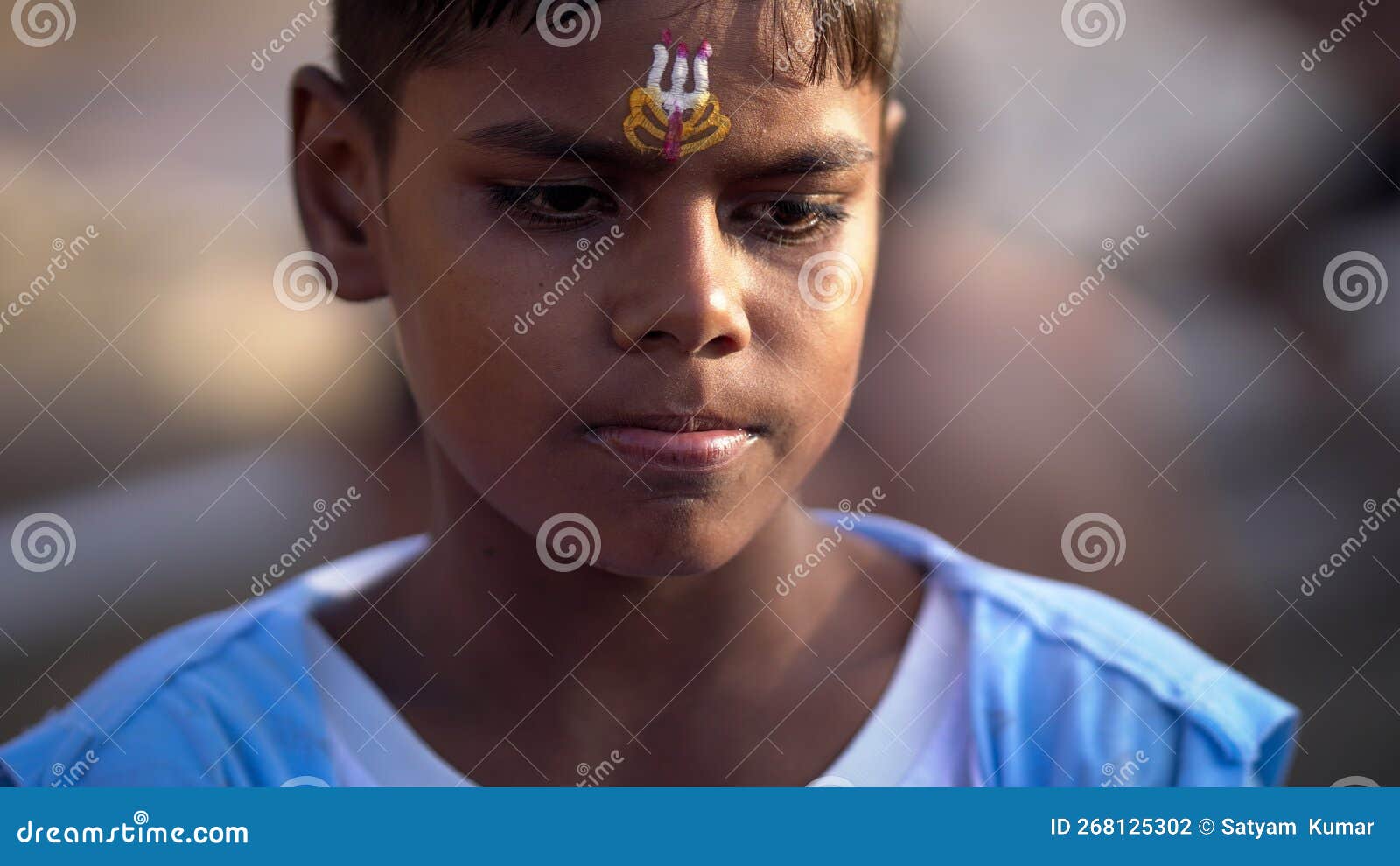 Closeup Face of Small Indian Boy Editorial Photography - Image of ...