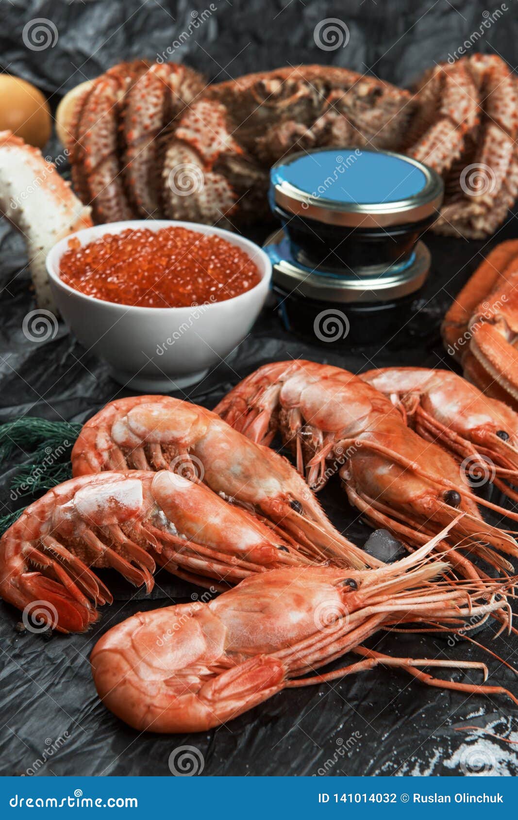 Closeup of Far Eastern Botan Shrimp Stock Photo - Image of crustacean ...