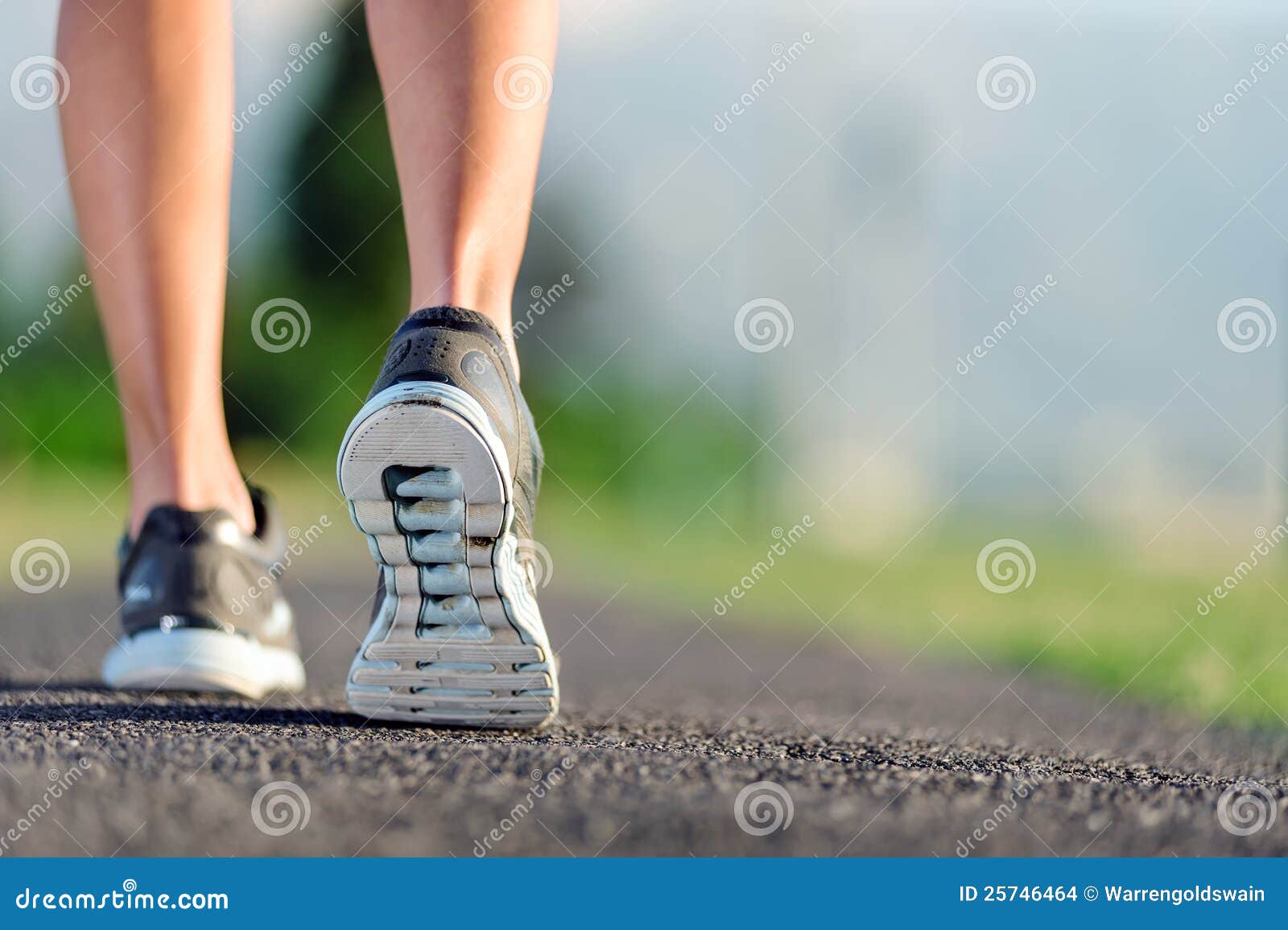 Closeup of feet on pathway stock photo. Image of athlete - 25746464