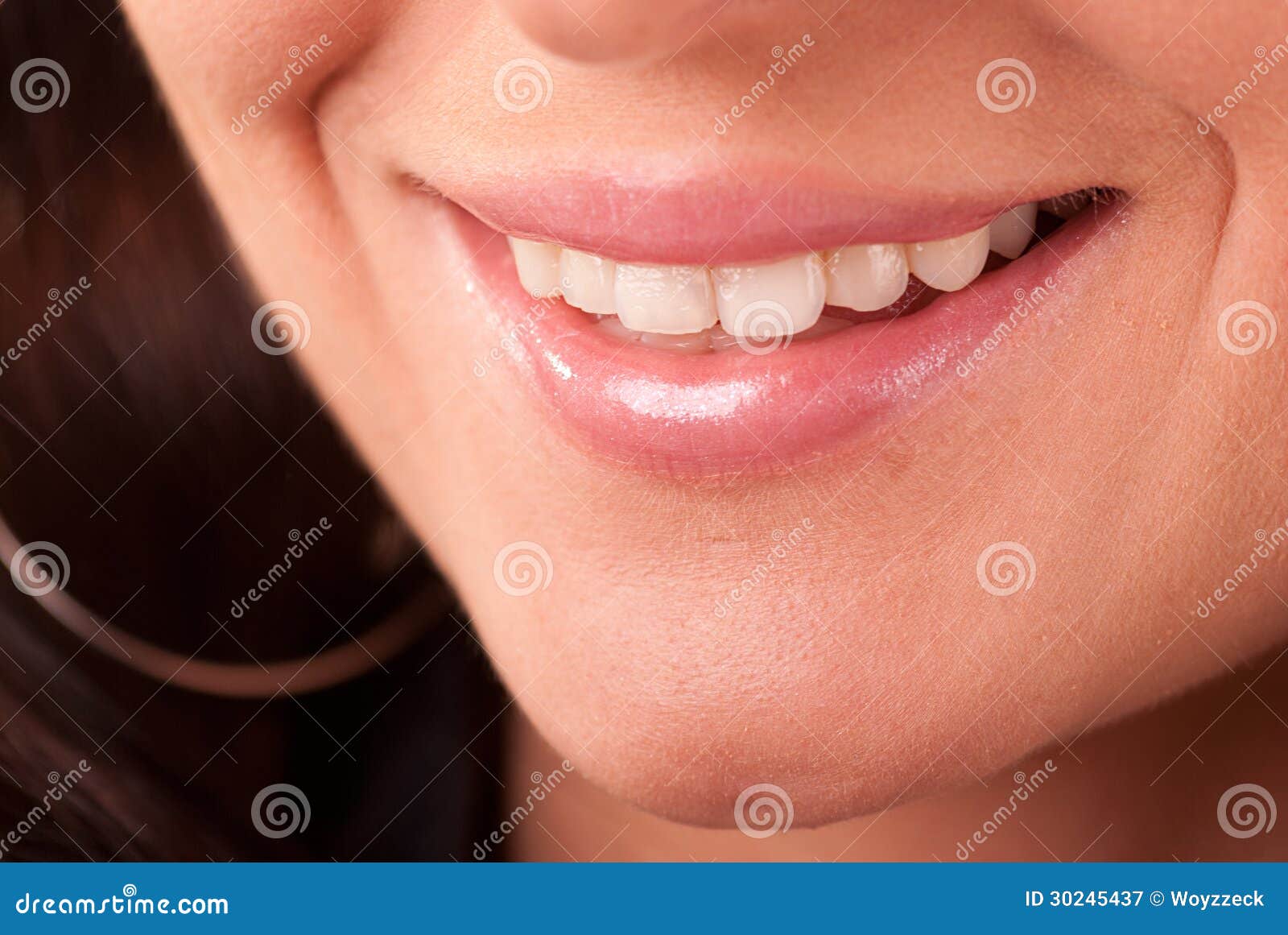 Womans teeth stock image. Image of beauty, healthy, macro - 30245437