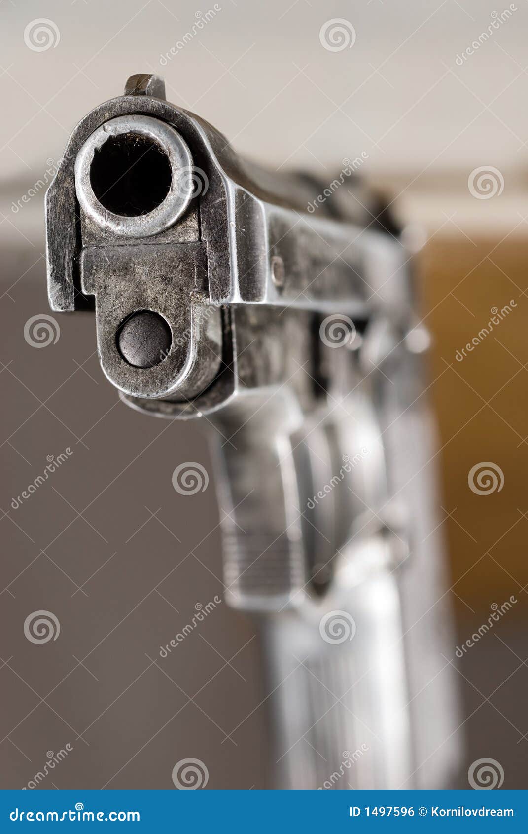 Closeup of firearm stock photo. Image of death, semiautomatic - 1497596