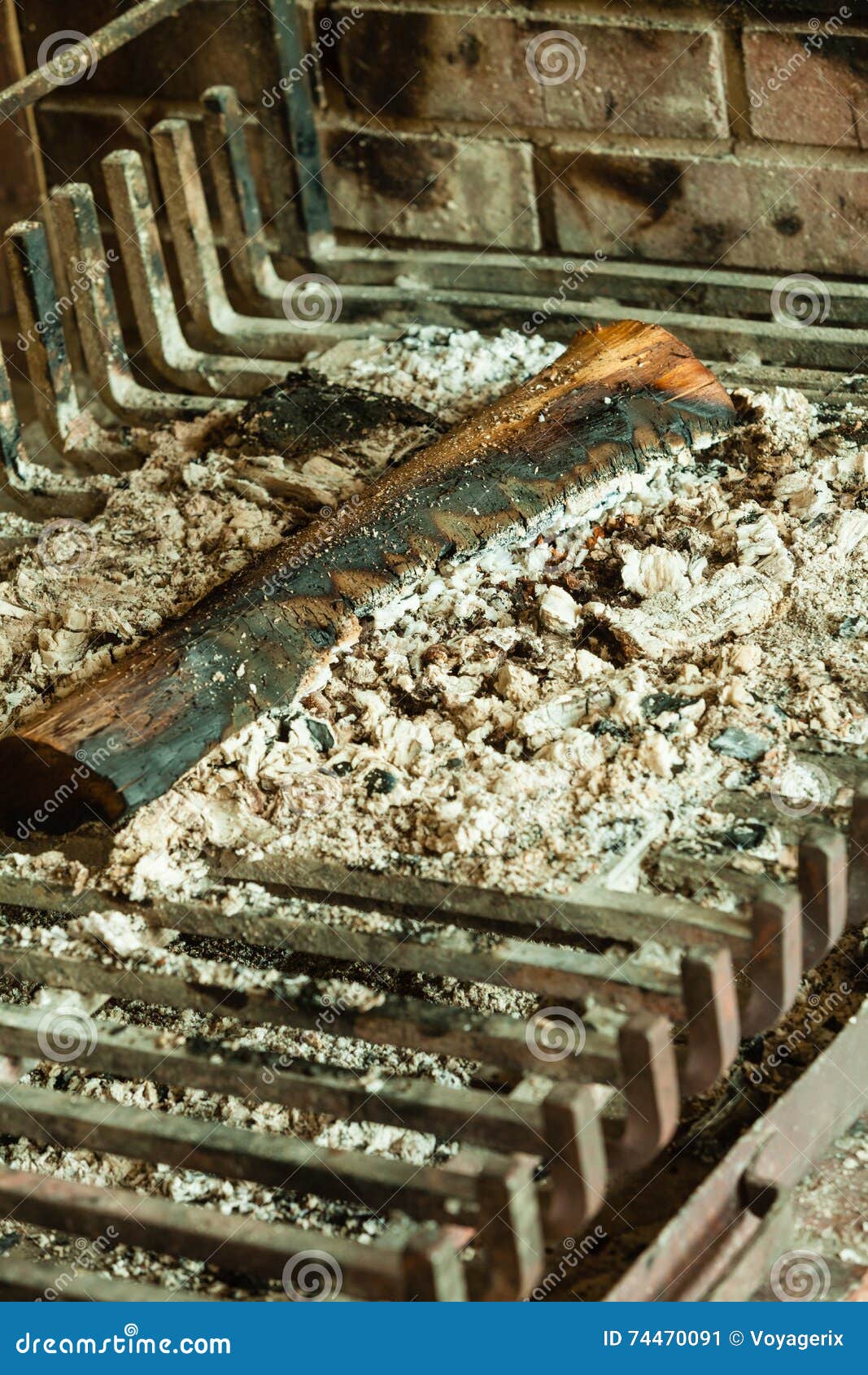 Closeup of Fireplace Fire Ash. Stock Image - Image of interior, winter ...