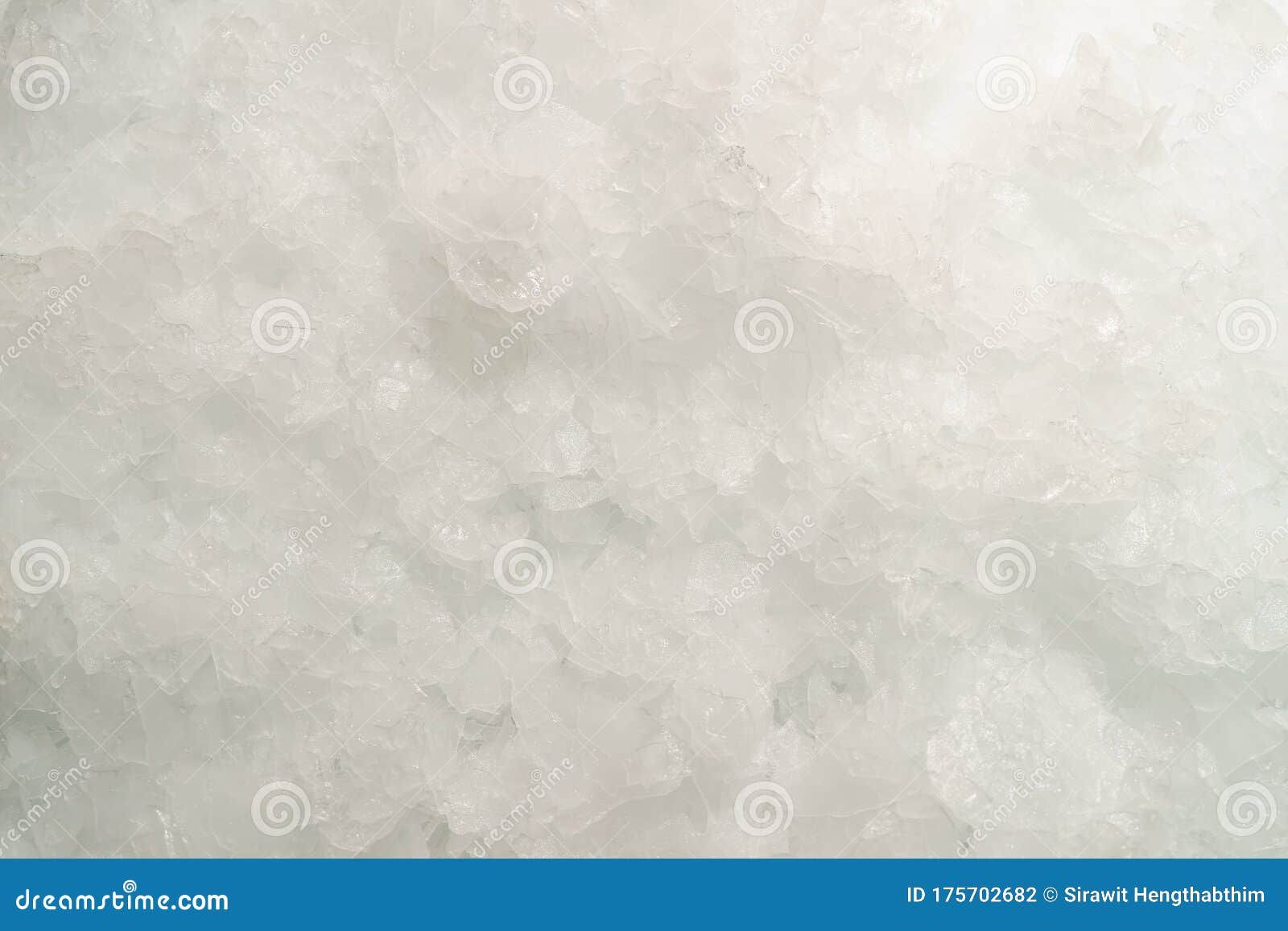 Closeup of Flake Ice at Seafood Market or Super Market Stock Photo ...