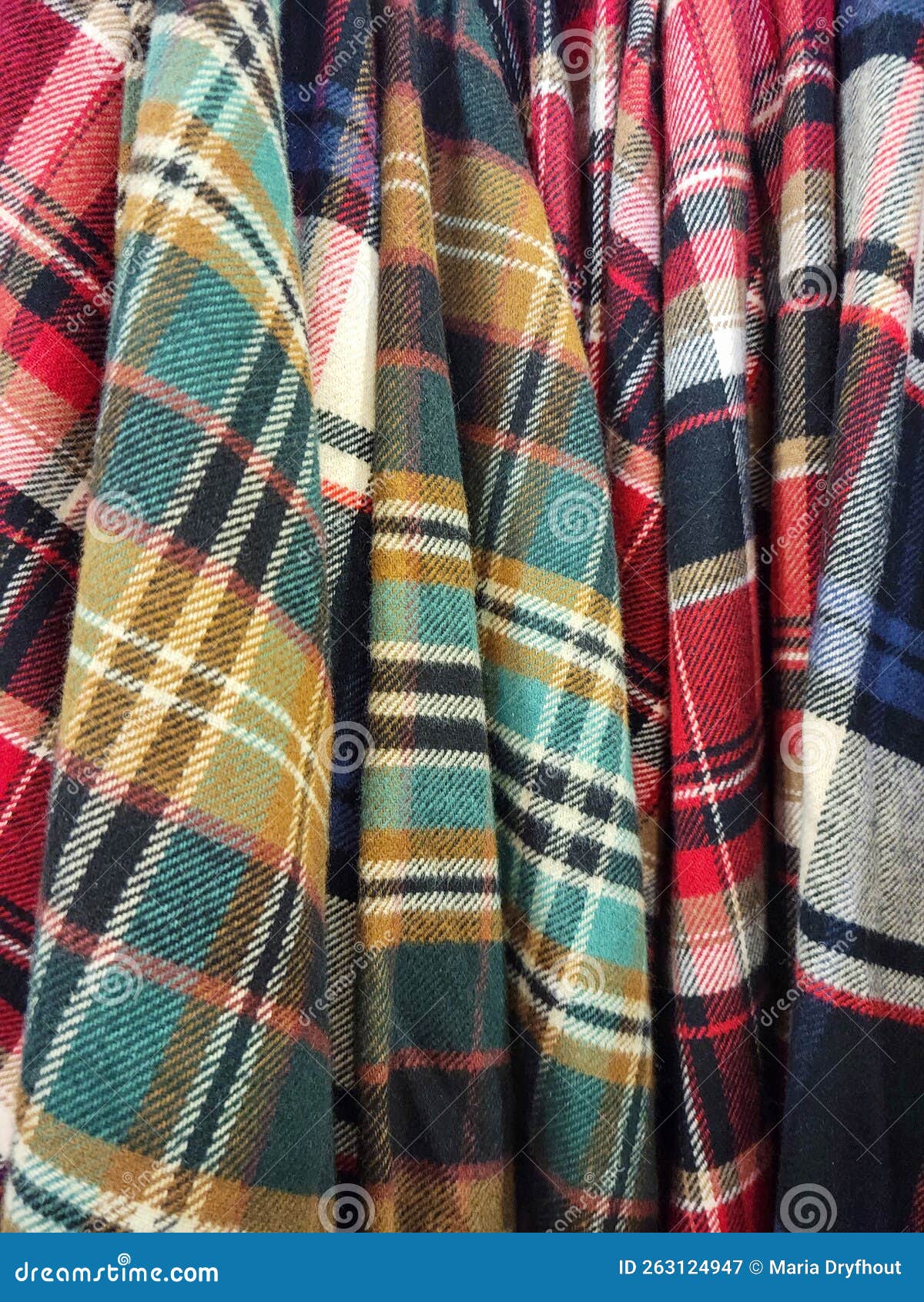Plaid Flannel Patterns stock image. Image of green, background - 263124947