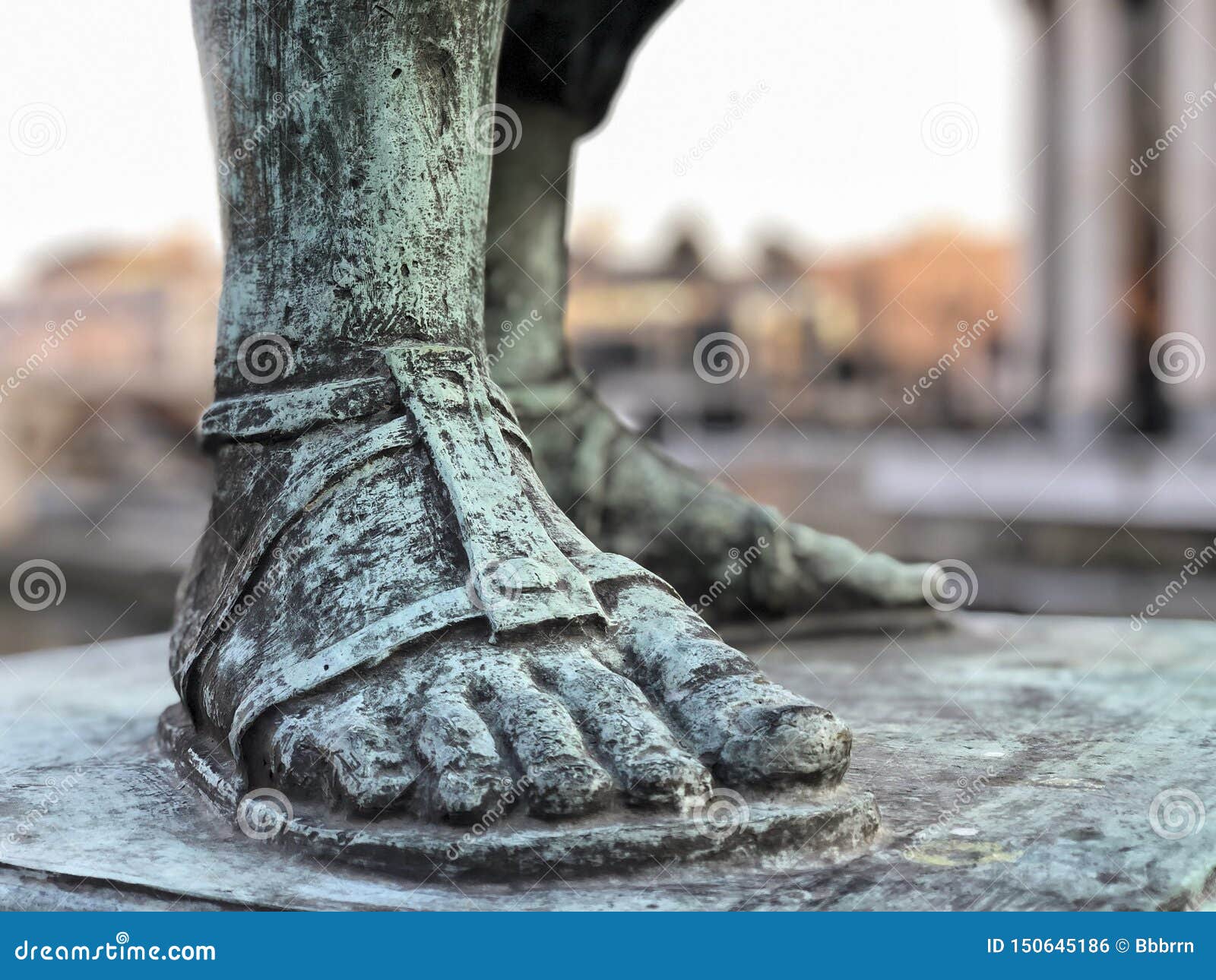 Closeup foot of a statue stock photo. Image of europe - 150645186