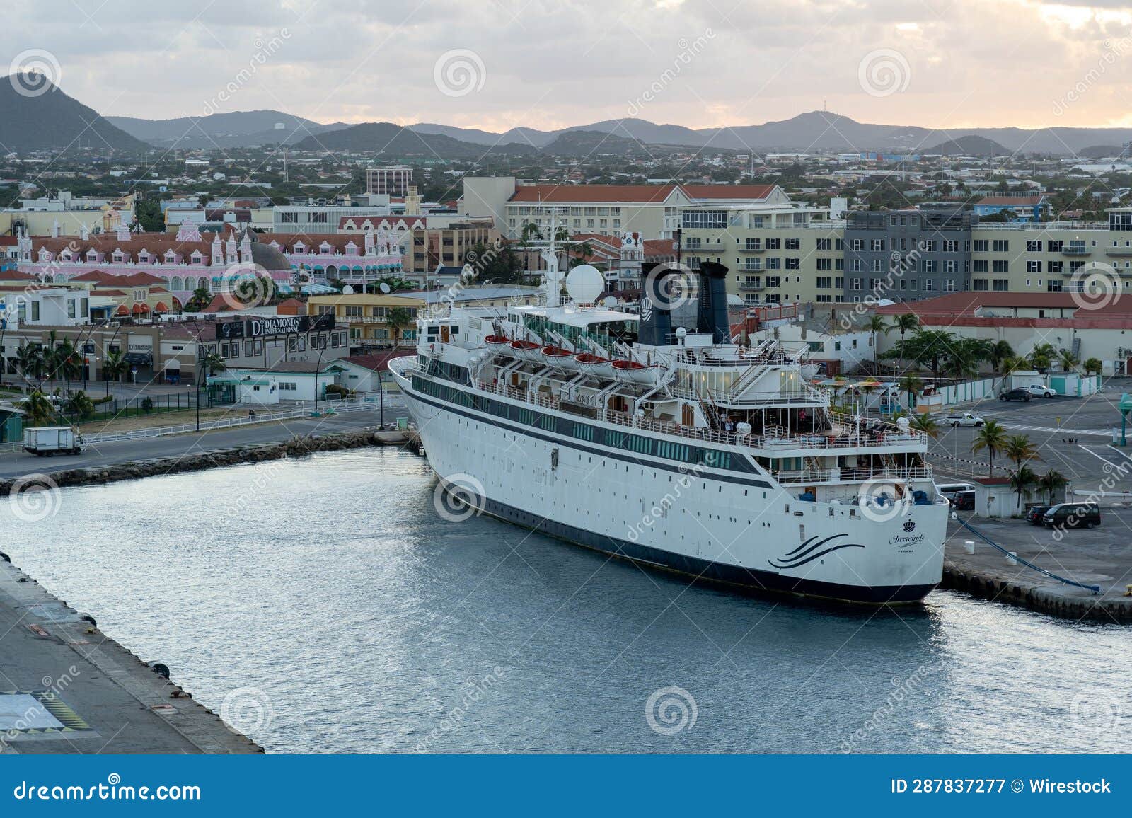 Closeup of a Freewinds Cruise Ship in the Caribean Editorial ...