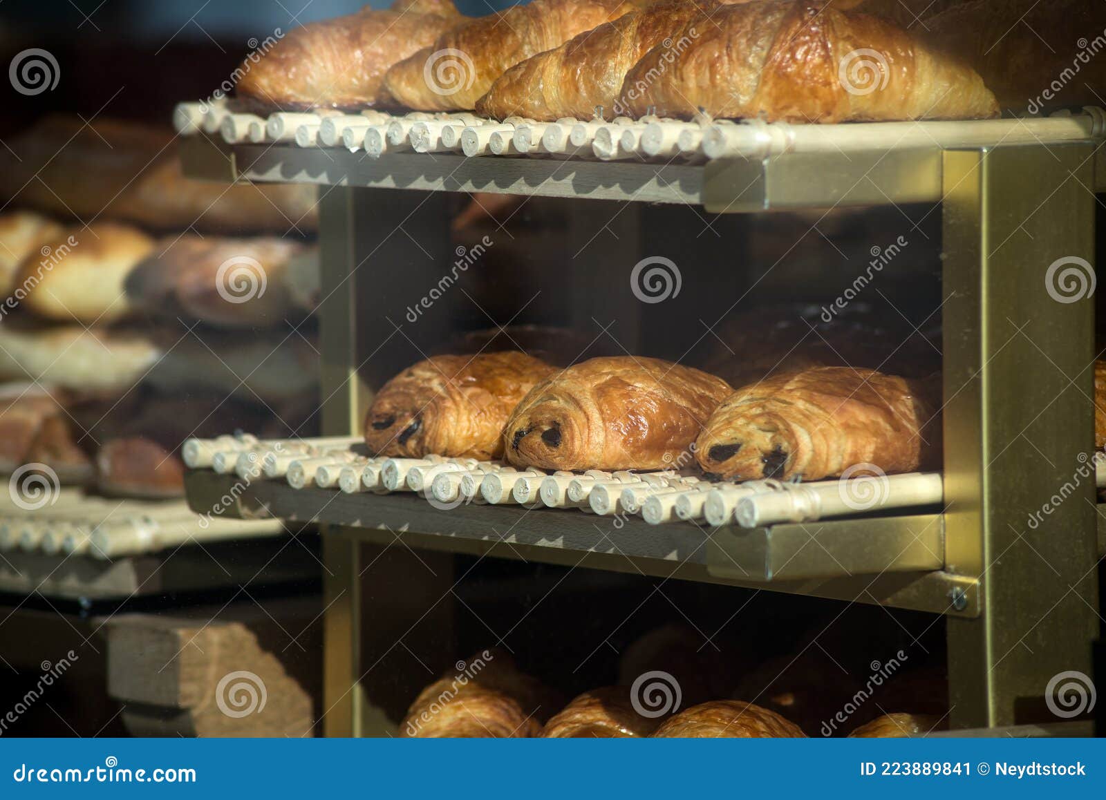 French Chocolatine in Bakery Stock Image - Image of healthy ...