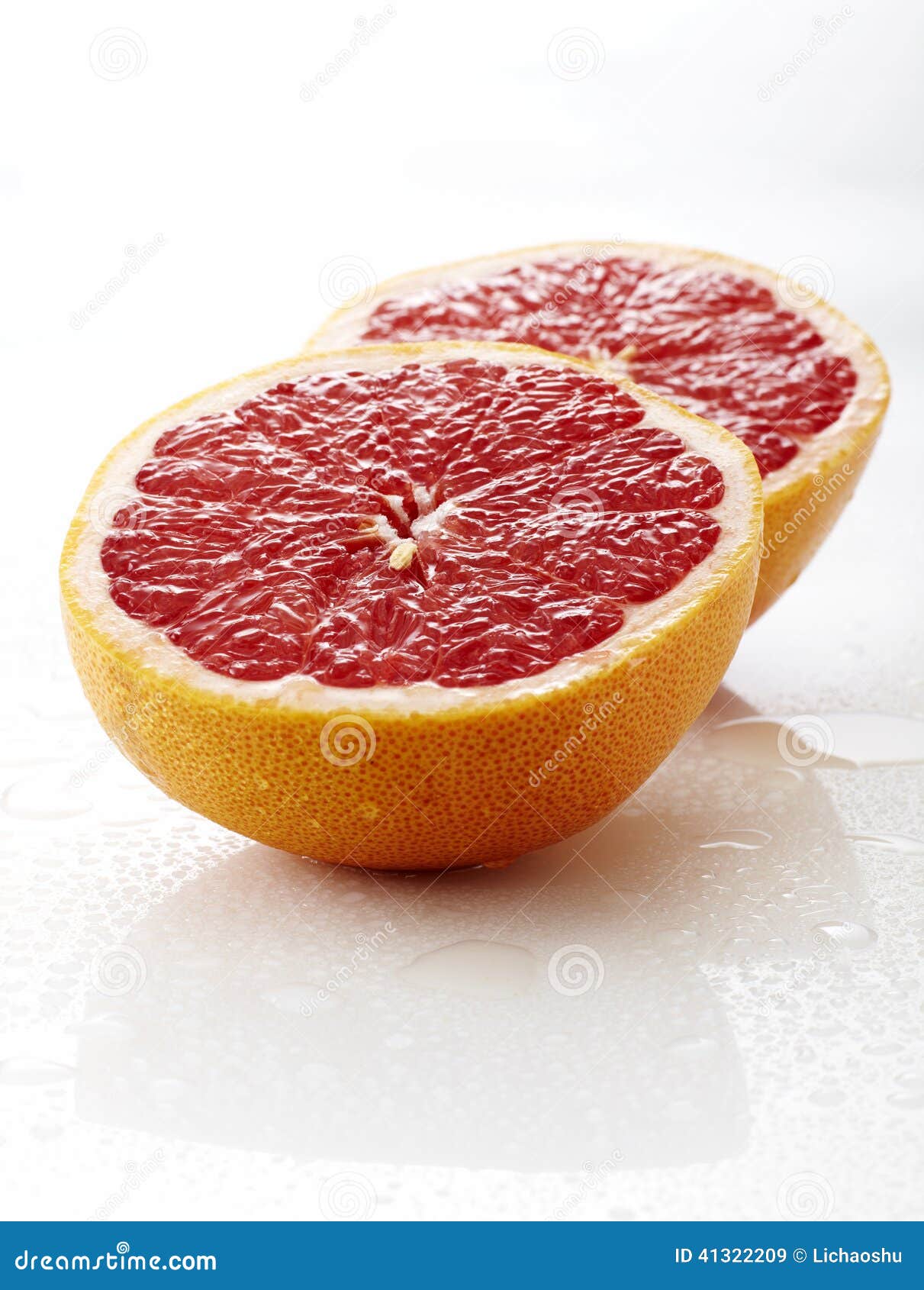 Closeup of Fresh Grapefruit Stock Image - Image of closeup, studio ...