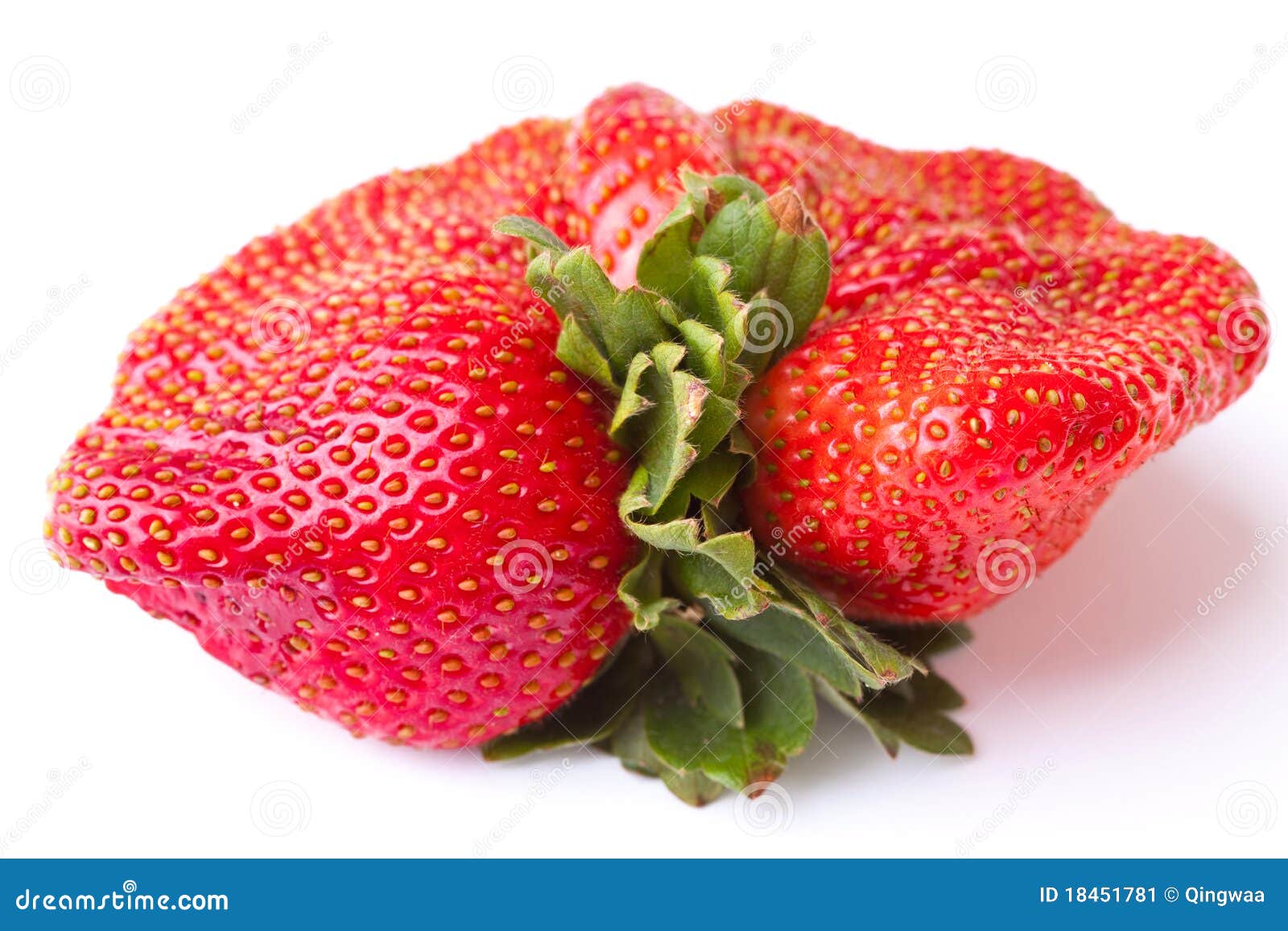 Closeup Fresh Red Strawberry Stock Image - Image of shine, horizontal ...