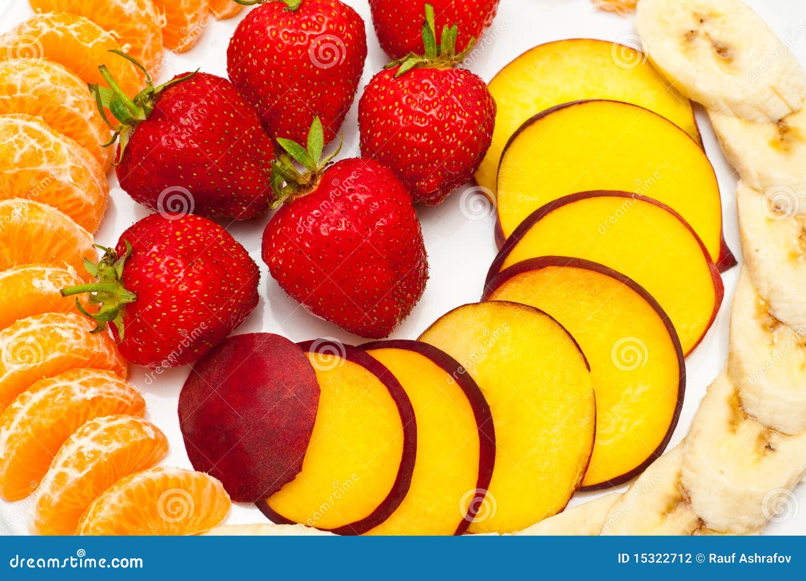 Closeup of Fresh Slices of Fruit Stock Photo - Image of fruit, salad ...
