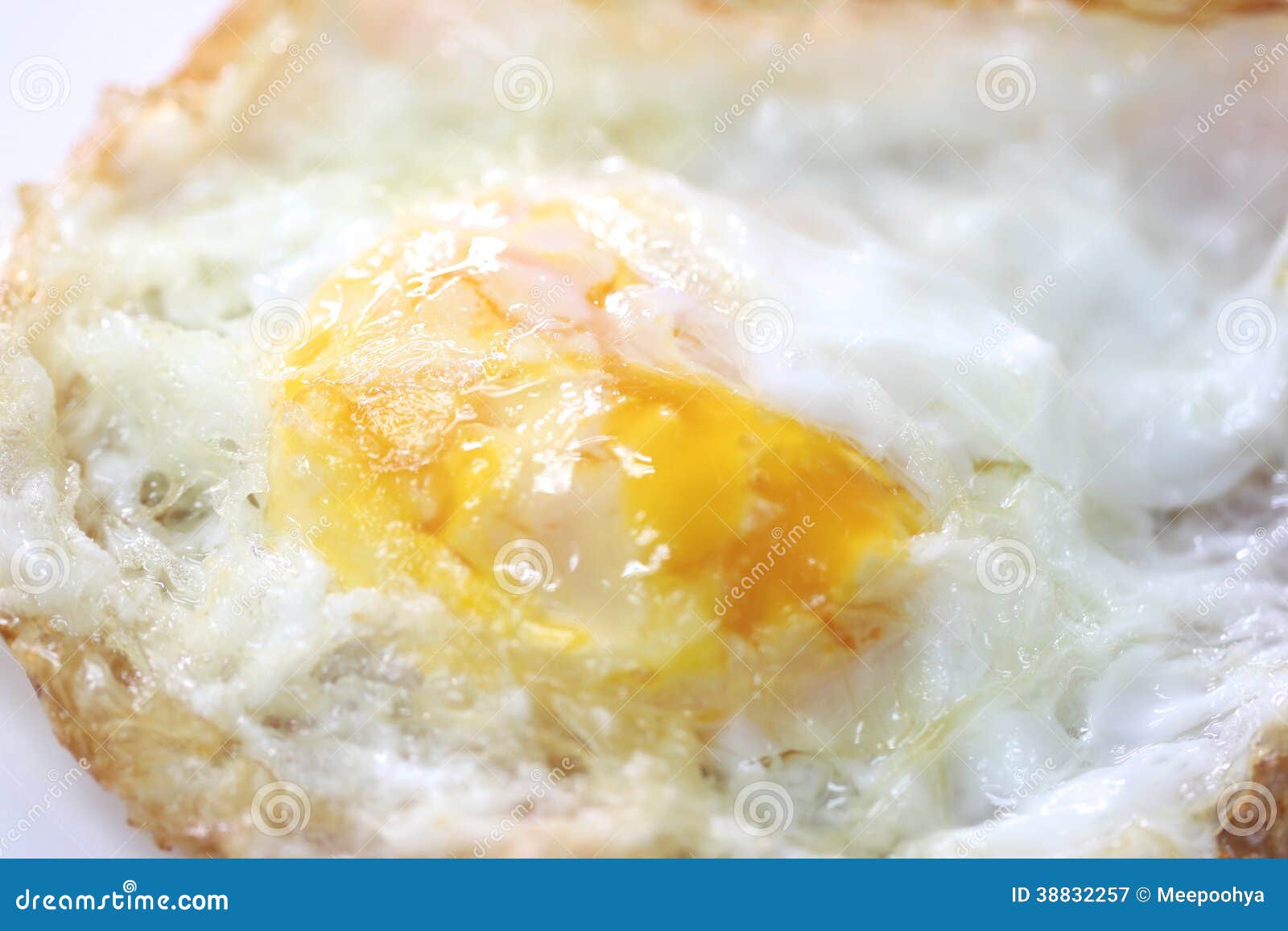 Closeup fried egg. stock image. Image of food, cooked - 38832257