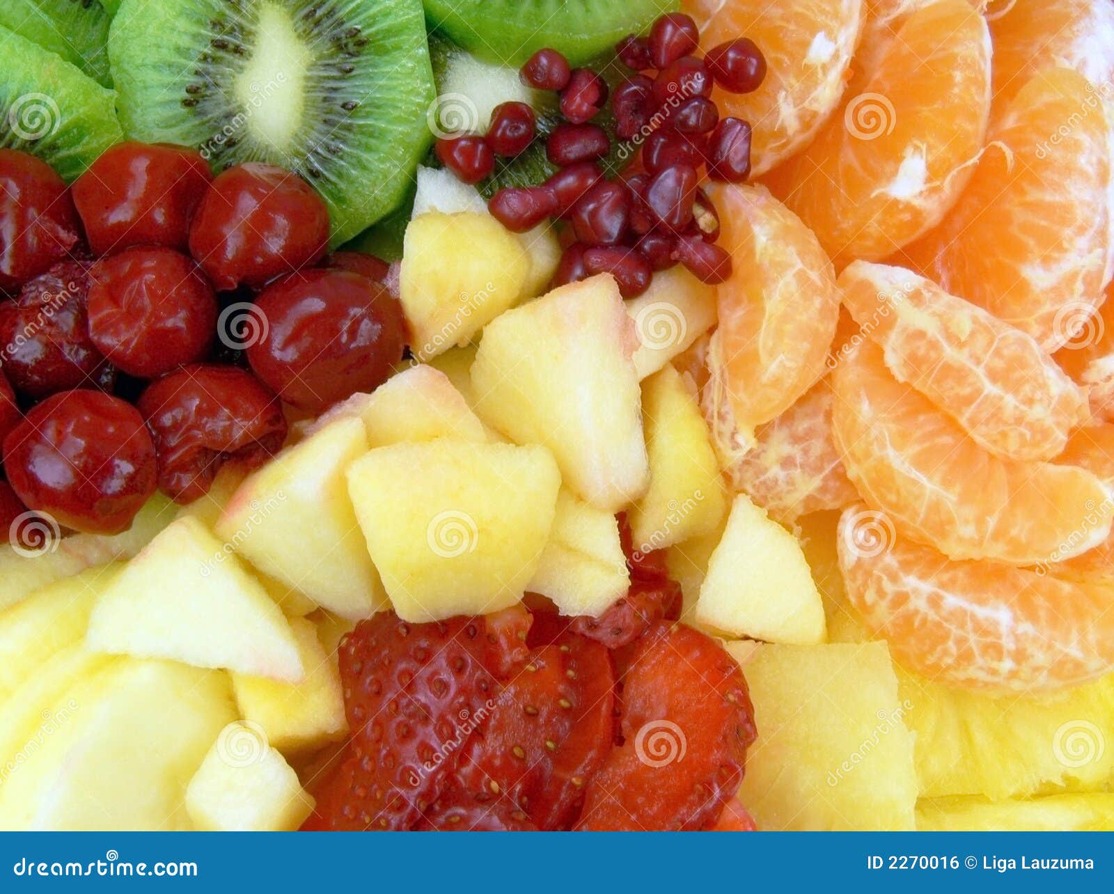 Closeup of fruit salad stock photo. Image of juicy, delicious - 2270016