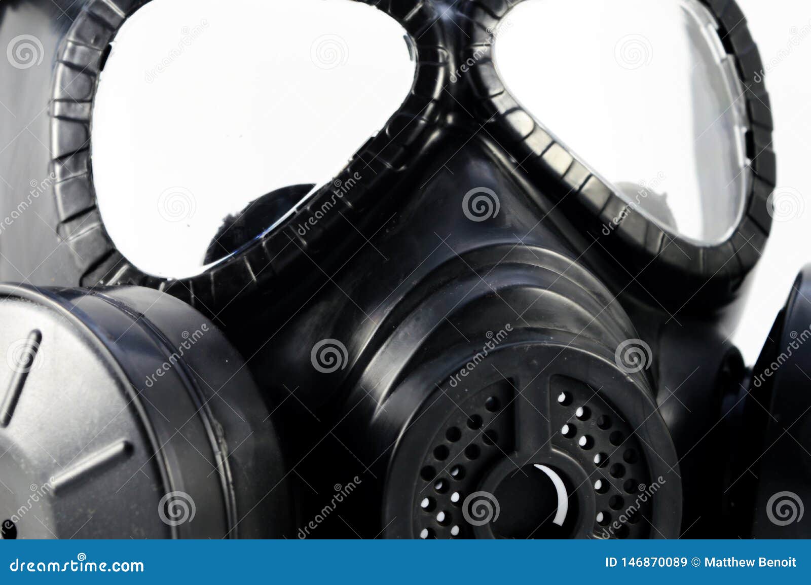 Closeup of Gas Mask stock image. Image of biological - 146870089