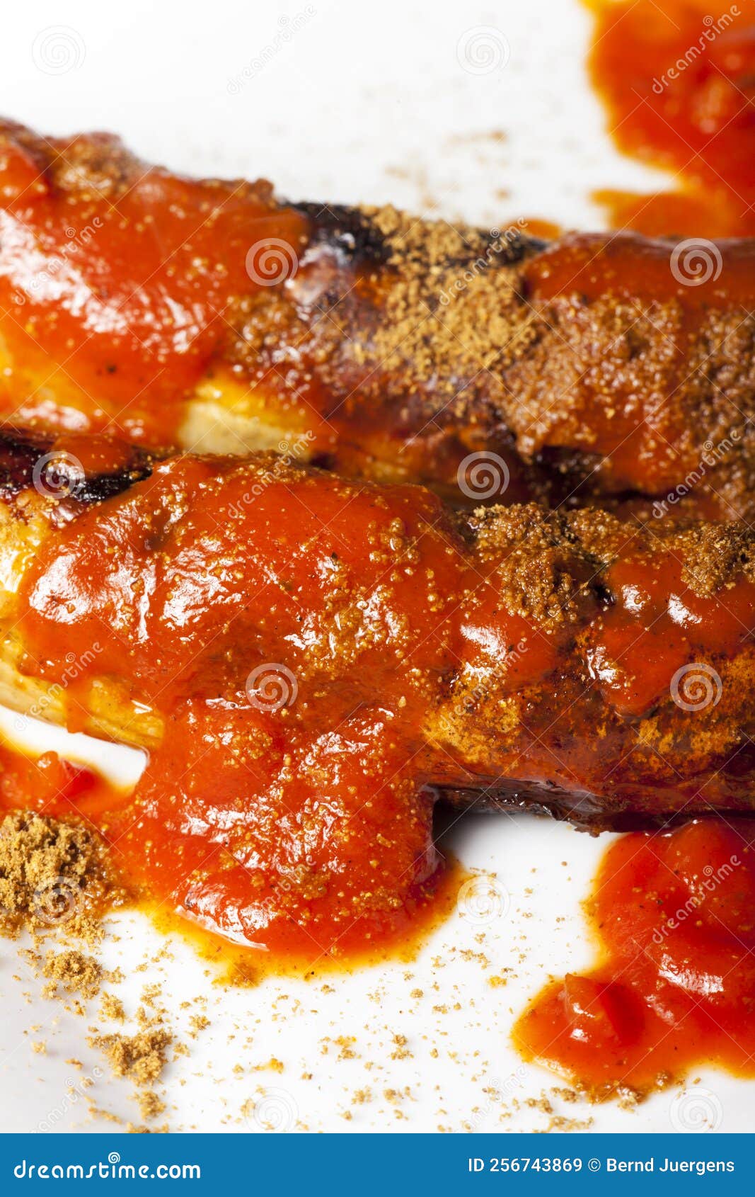 German curry wurst stock image. Image of spicy, roasted - 256743869