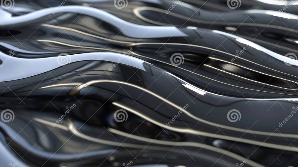 A Closeup of a Glossy Plastic Panel with a Smooth but Bumpy Texture ...