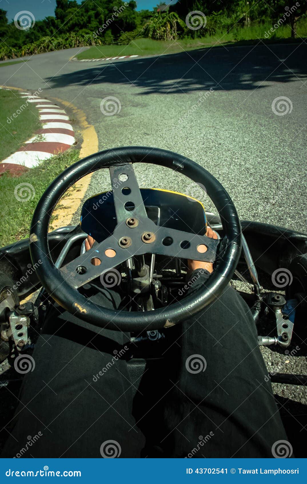 Closeup Go-kart stock image. Image of motor, recreational - 43702541