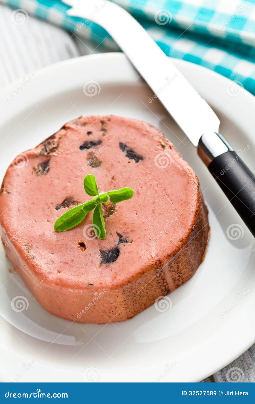 Closeup of gourmet pate stock image. Image of marjoram - 32527589