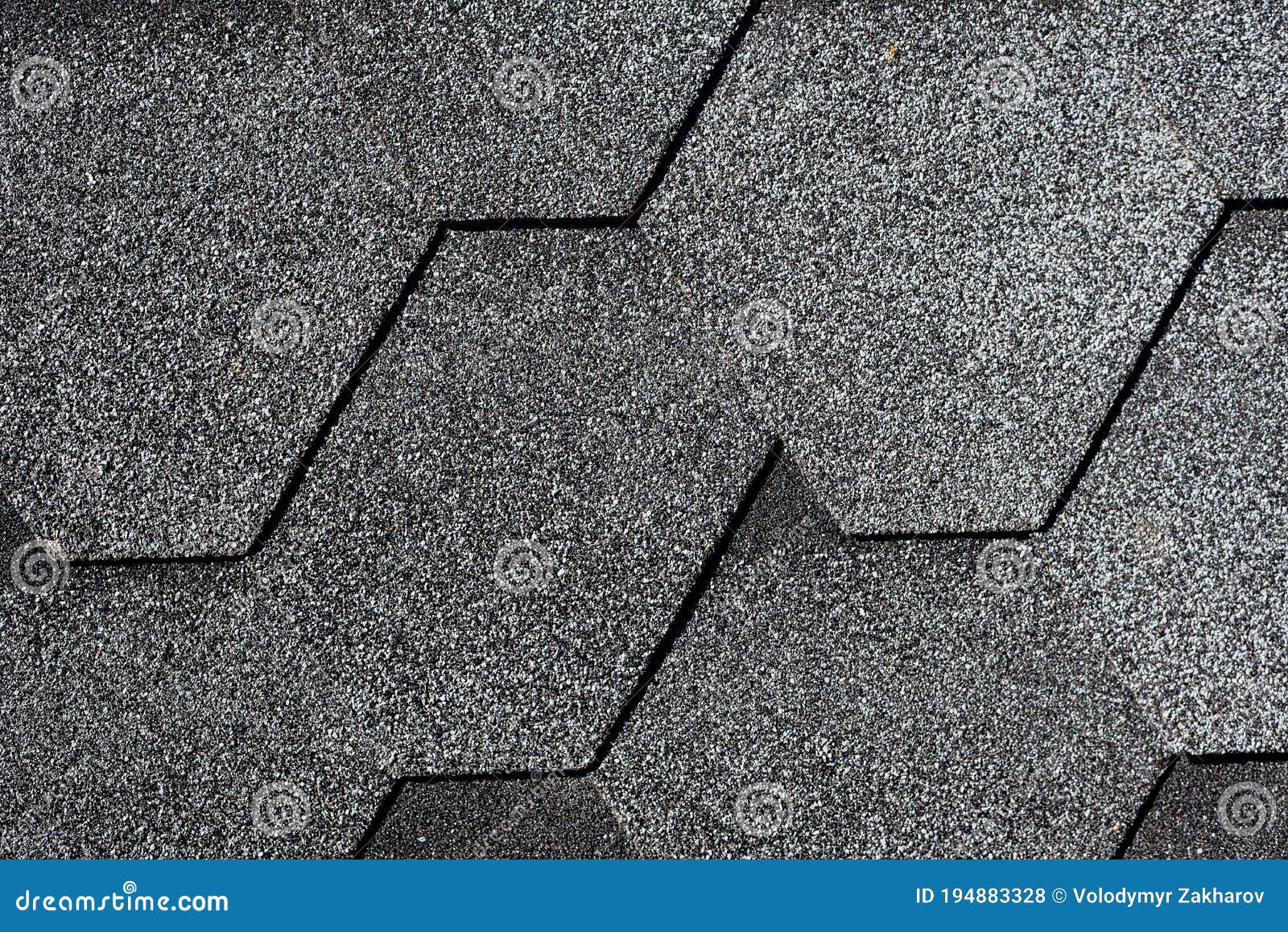Closeup Of Gray Asphalt Roof Shingles Texture. Roof Covered By ... Closeup Of Gray Asphalt Roof Shingles Texture. Roof Covered By ...