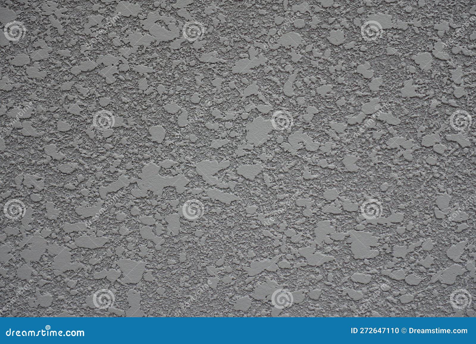 Closeup of Gray Semi-smooth Wall with Stucco Lace Finish Stock Photo ...