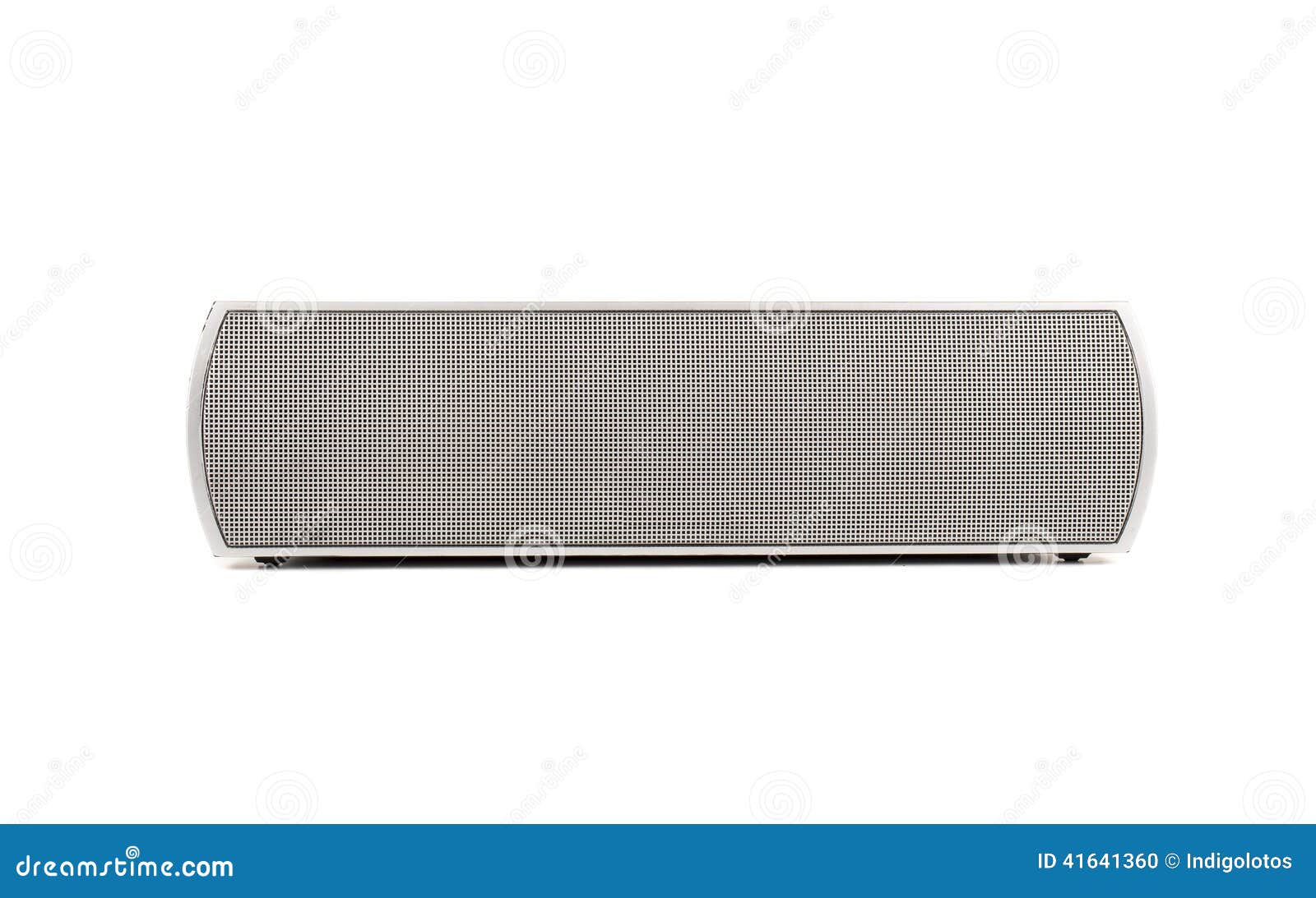 Closeup of Gray Sound Speaker. Stock Photo - Image of object, isolated ...