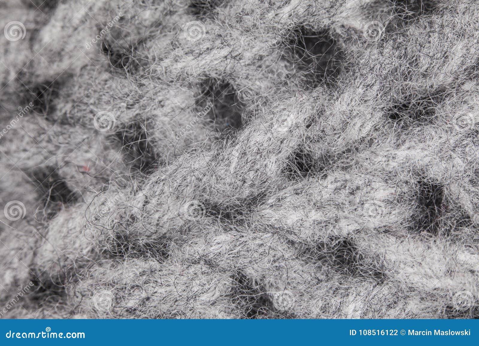 Closeup on Gray Threads, Background Stock Photo - Image of mixture ...