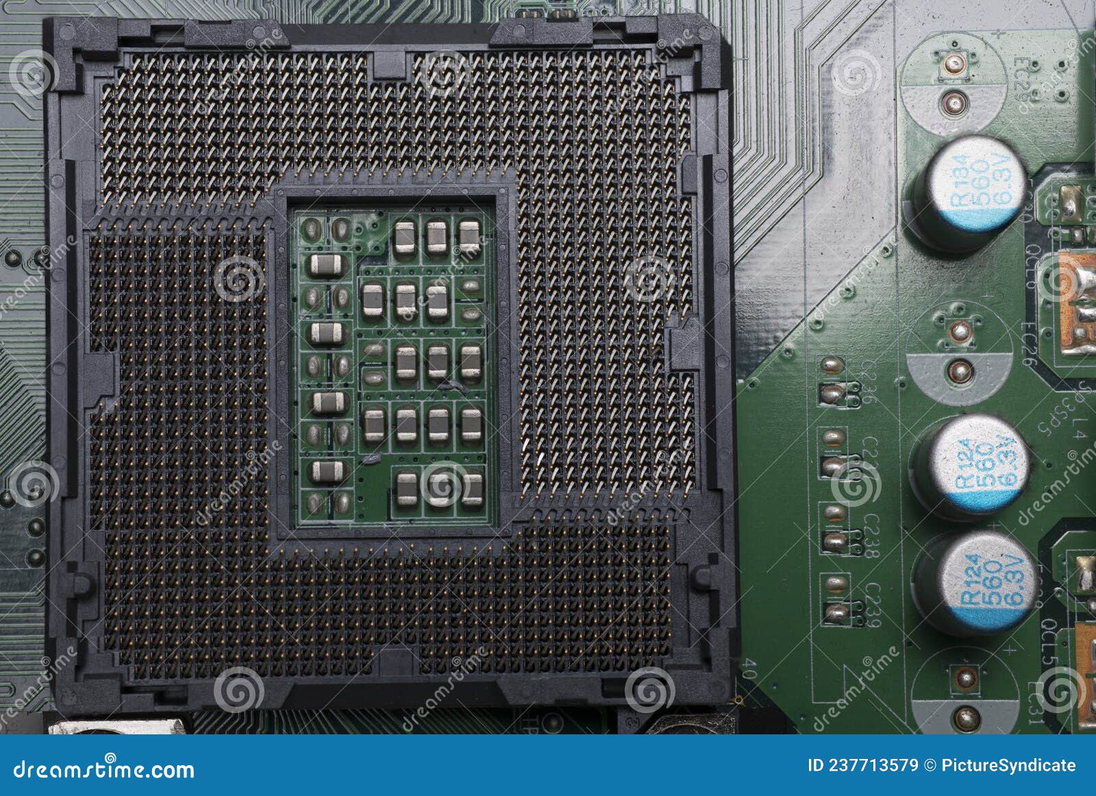 The Old Transistors Computer Chip On White Background Stock Photography ...