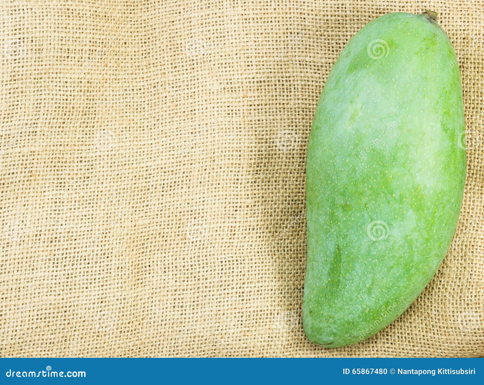 Closeup Green Mango on Gunny Sack Texture Stock Photo - Image of copy ...