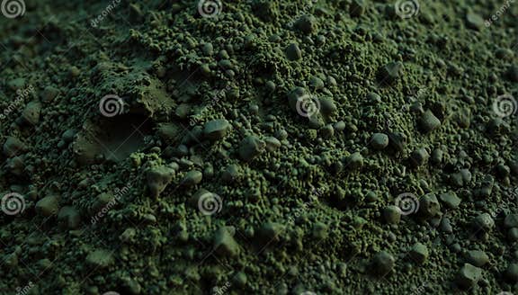 Closeup of Green Sand Texture Ai Generated Stock Illustration ...