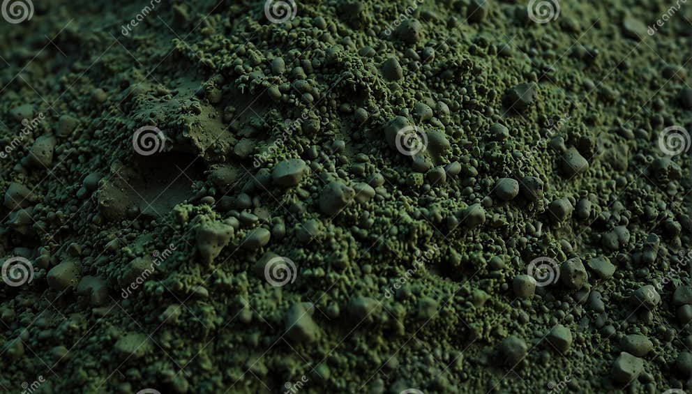 Closeup of Green Sand Texture Ai Generated Stock Illustration ...