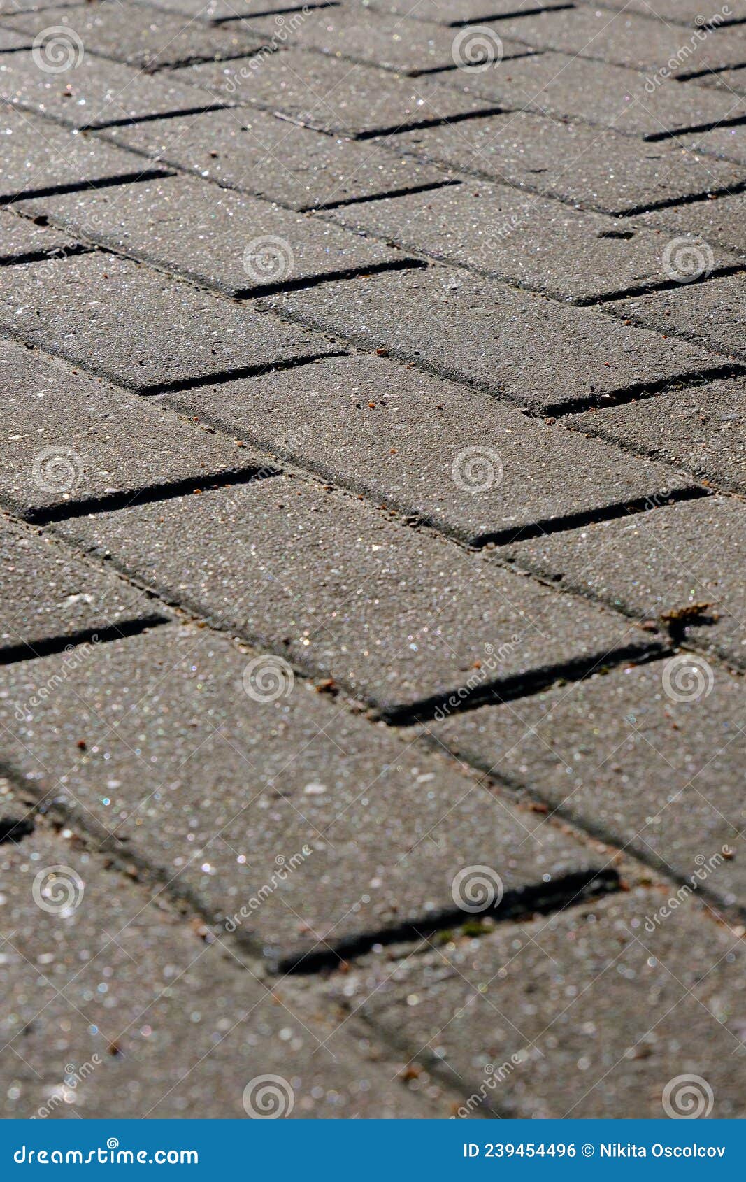 Closeup of Grey Pavement Made of Rectangular Paving Stone, Texture ...
