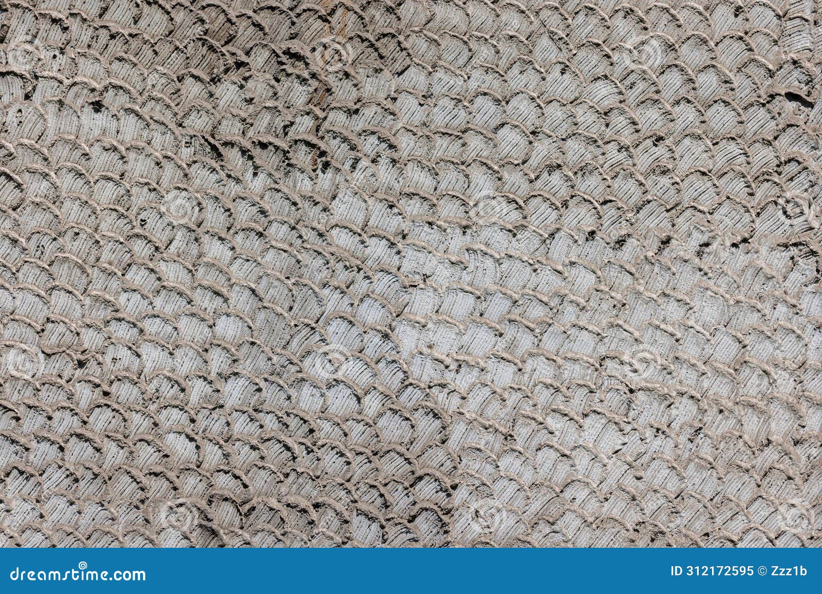 Closeup of Grey Snakeskin or Fish Scale Pattern Finish on Gray Concrete ...