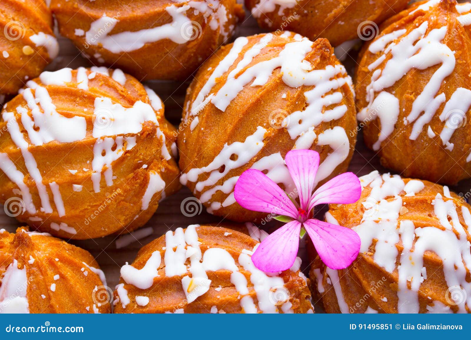 Closeup of a Group of Assorted Cookies. Stock Image - Image of baked ...