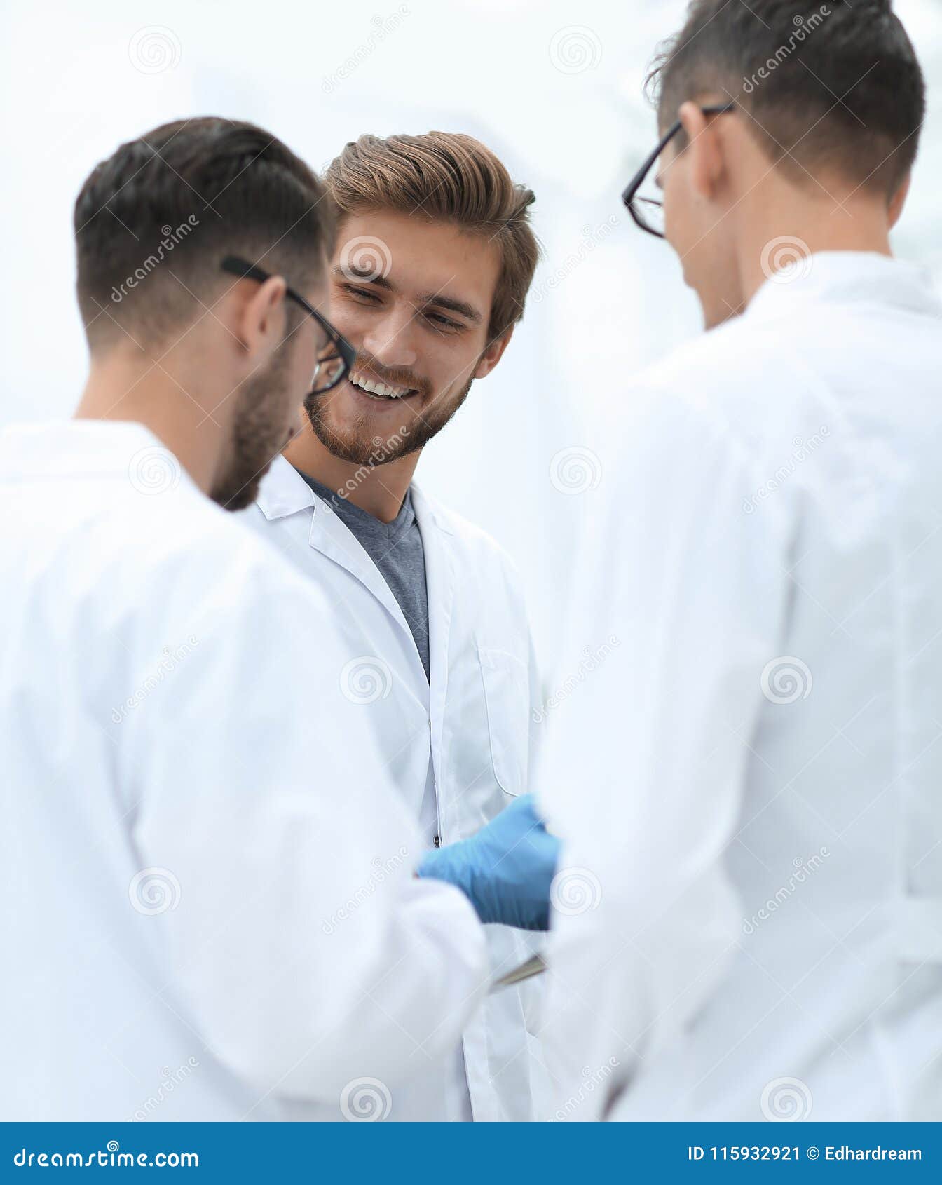 Closeup.a Group of Doctors Talking Stock Image - Image of mature ...